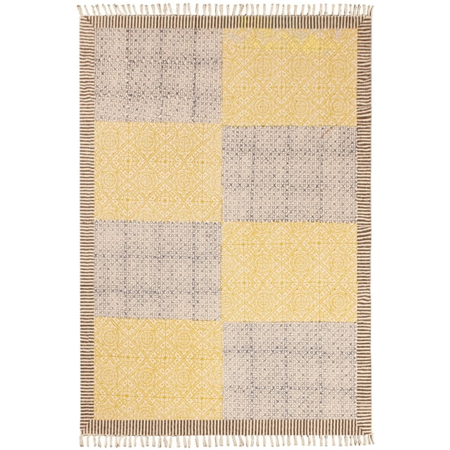 Casavani Hand Woven Durries Bedroom Floor Rug,Blue 10x10 Ft - Walmart.com