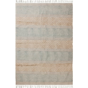 Casavani Handblock Printed Cotton Kitchen Area Rug Home Decor Kilim ...