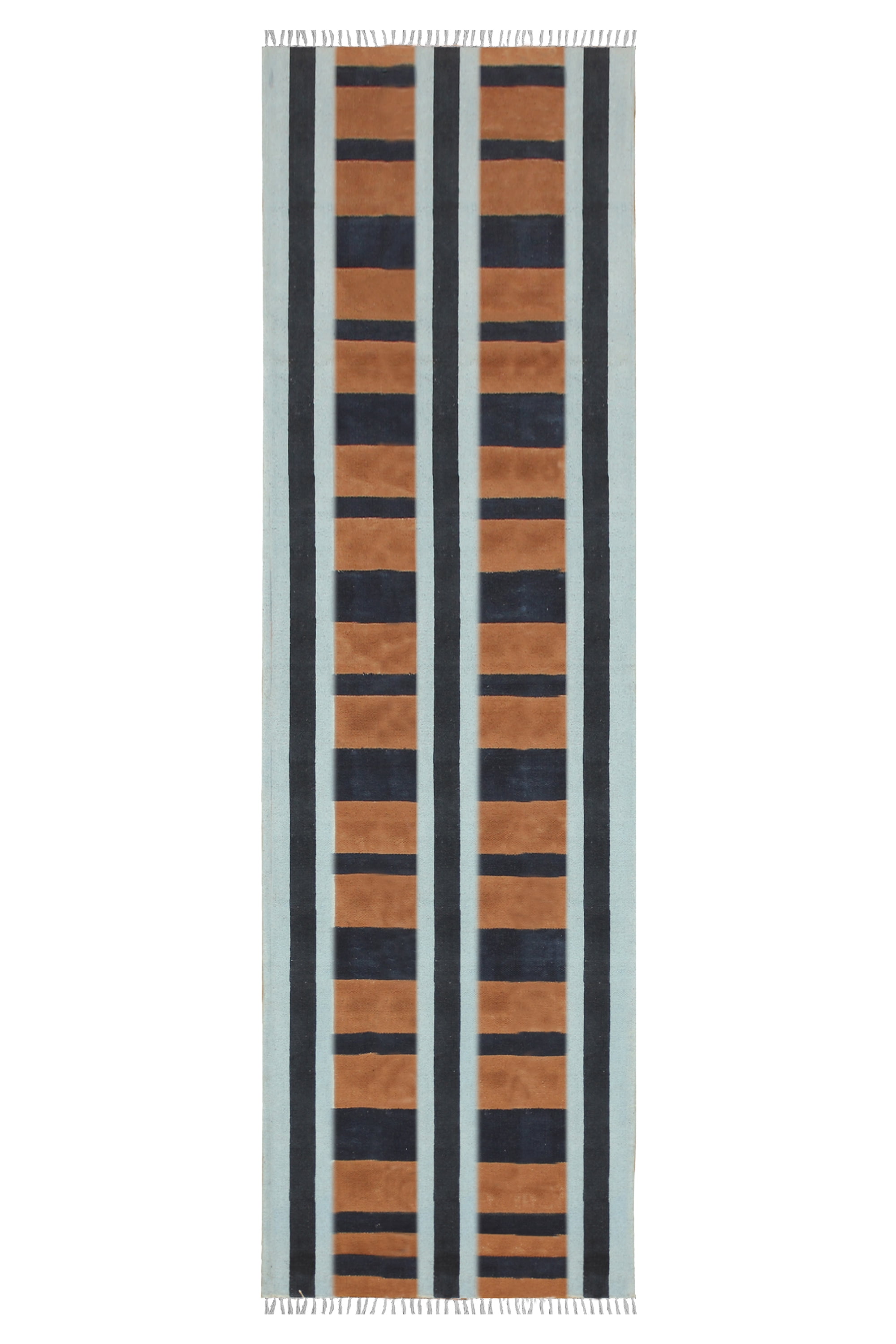 Casavani Handblock Printed Brown Cotton Rug Area Rug for Living Dining ...