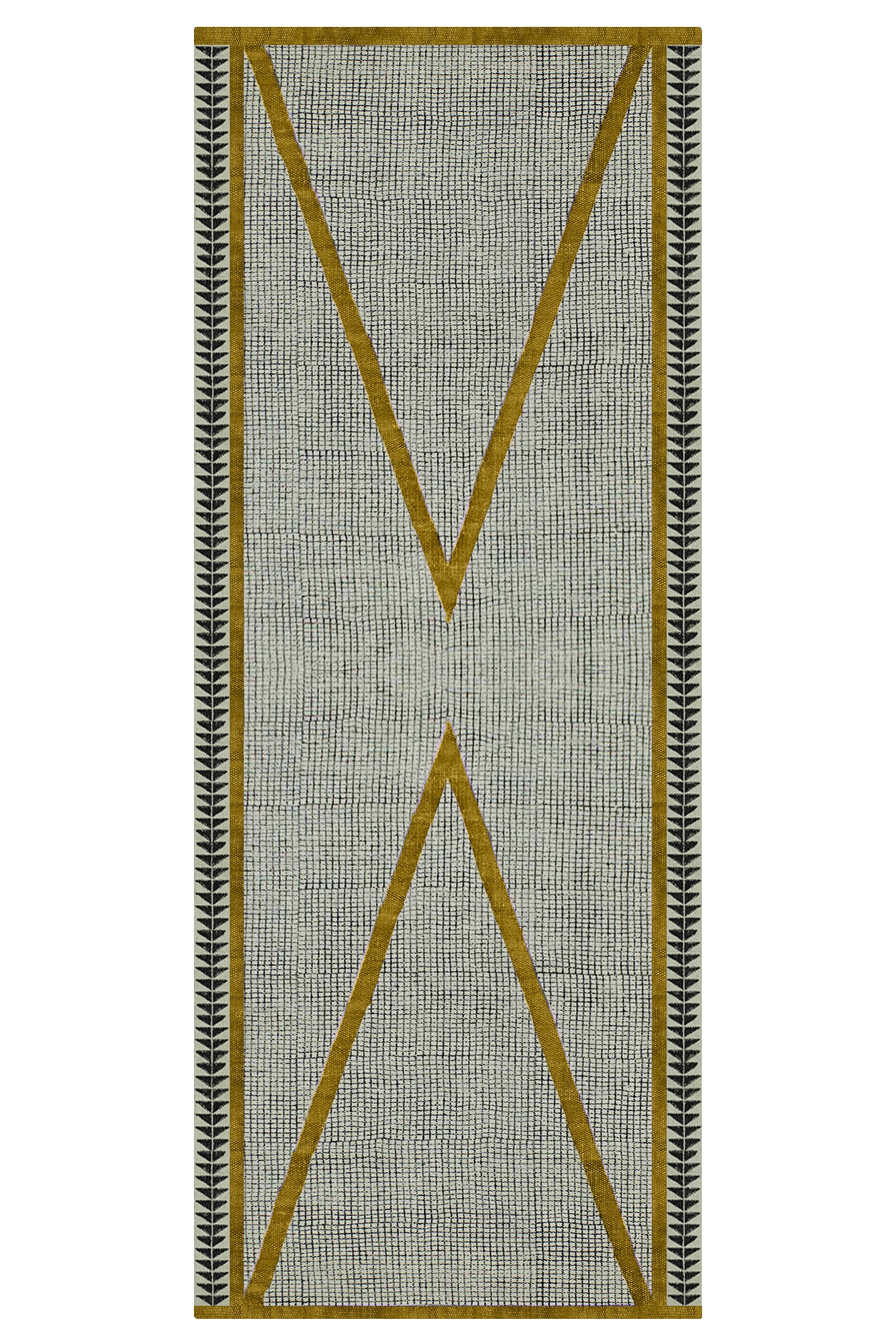 Casavani Handblock Printed Cotton Dhurrie Square Living Room Area Rug ...