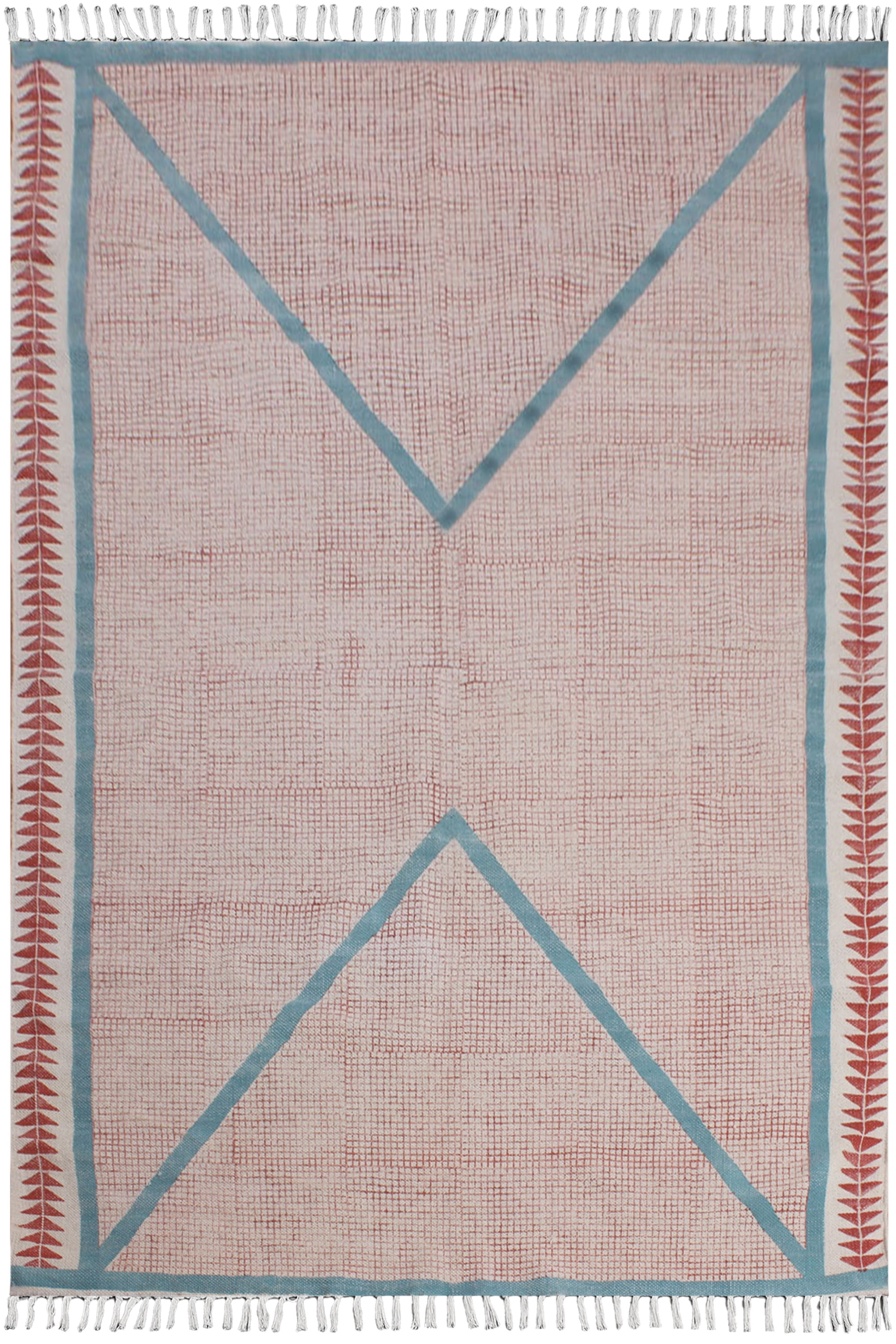 Casavani Handmade Geometric Outdoor Area Kilim,Red 11x11 Ft - Walmart.com