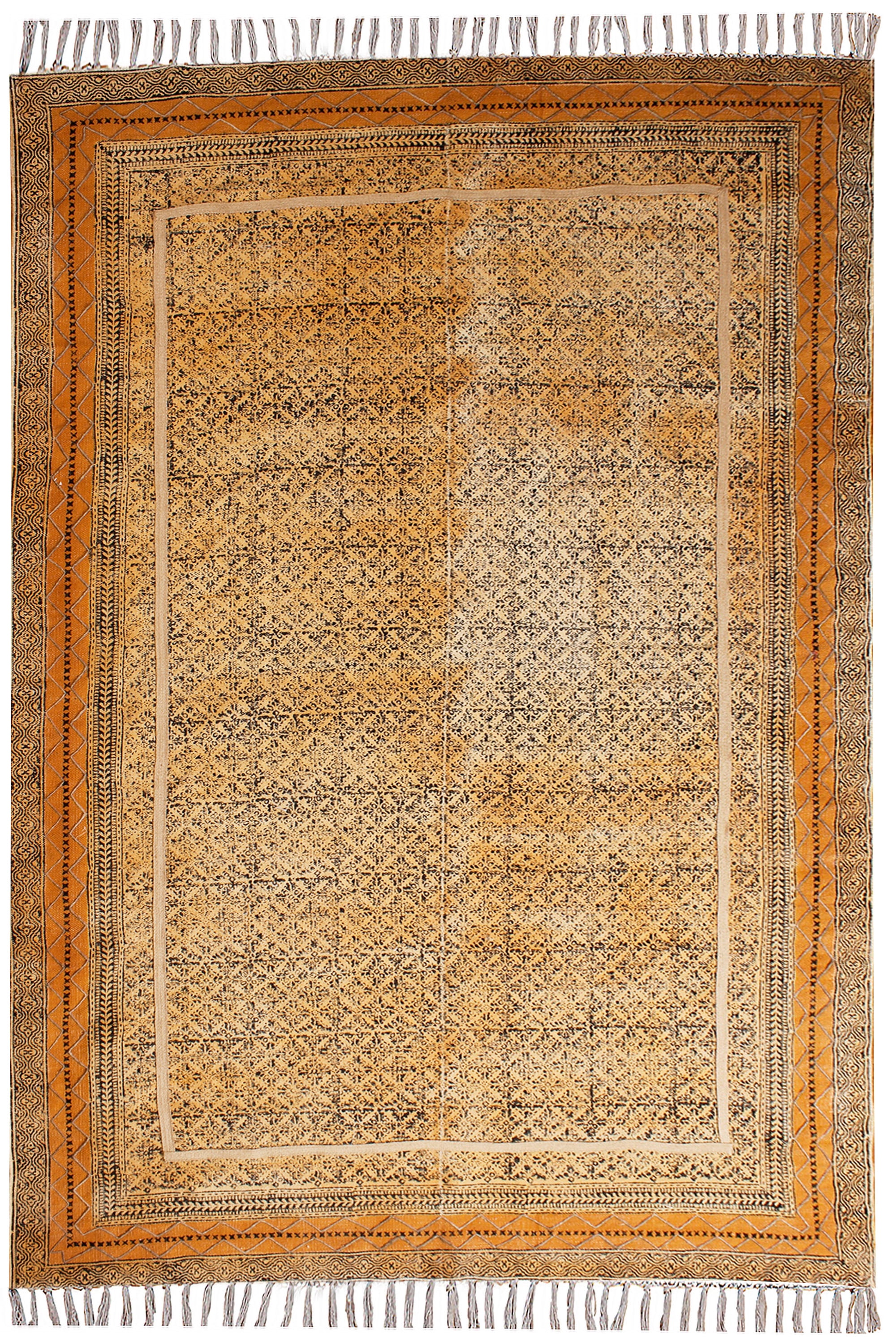 Casavani Indian Cotton Durrie Kitchen Floor rugs Bronze Outdoor Carpet ...
