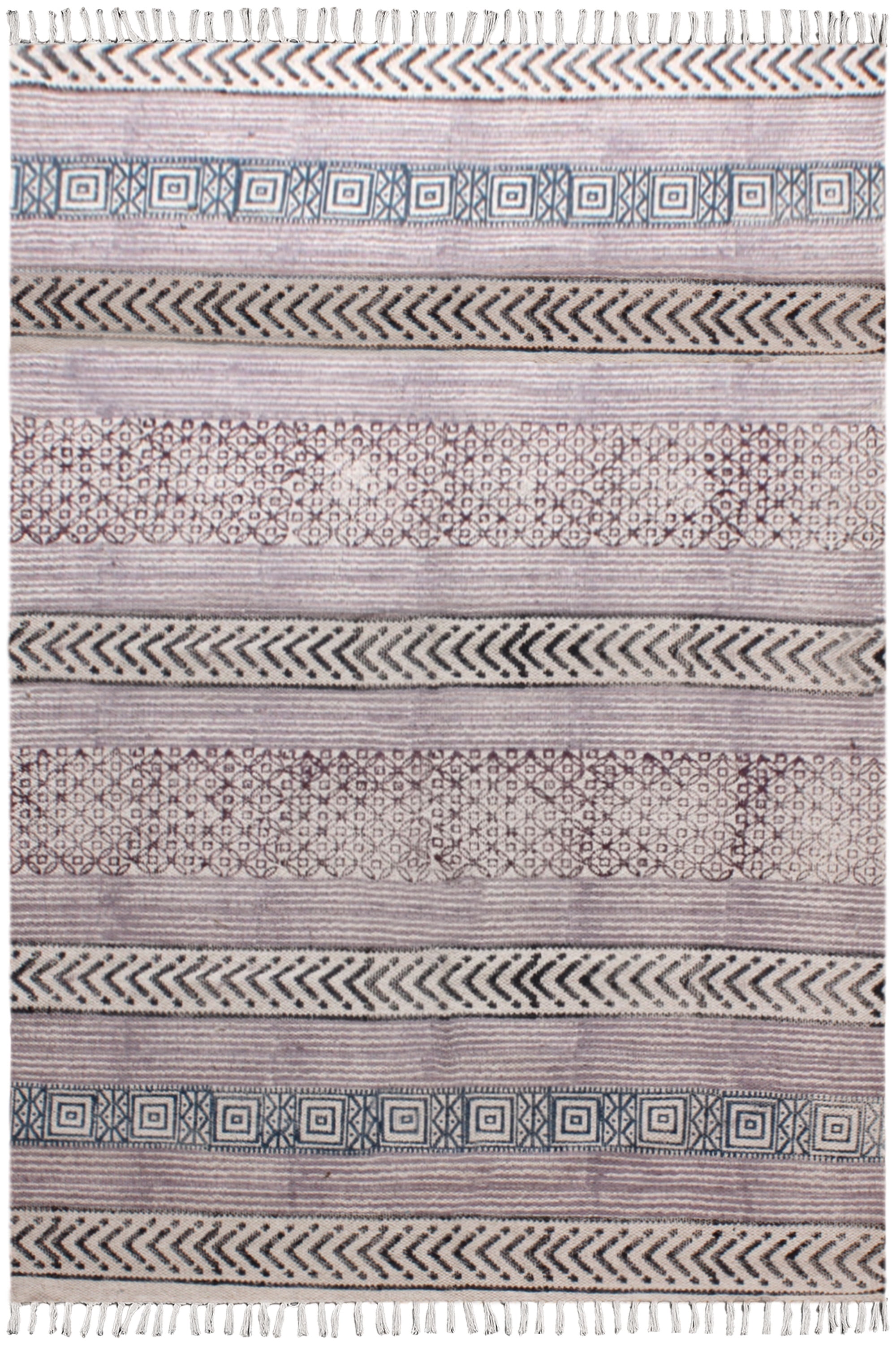 Casavani Indian Geometric Entrance Area Kilim, Pink 6x6 feet - Walmart.com
