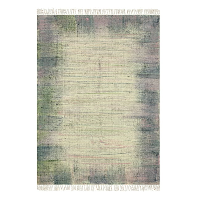 Casavani Indian Hand Woven Beige Durries Traditional Kilim Dining Room ...