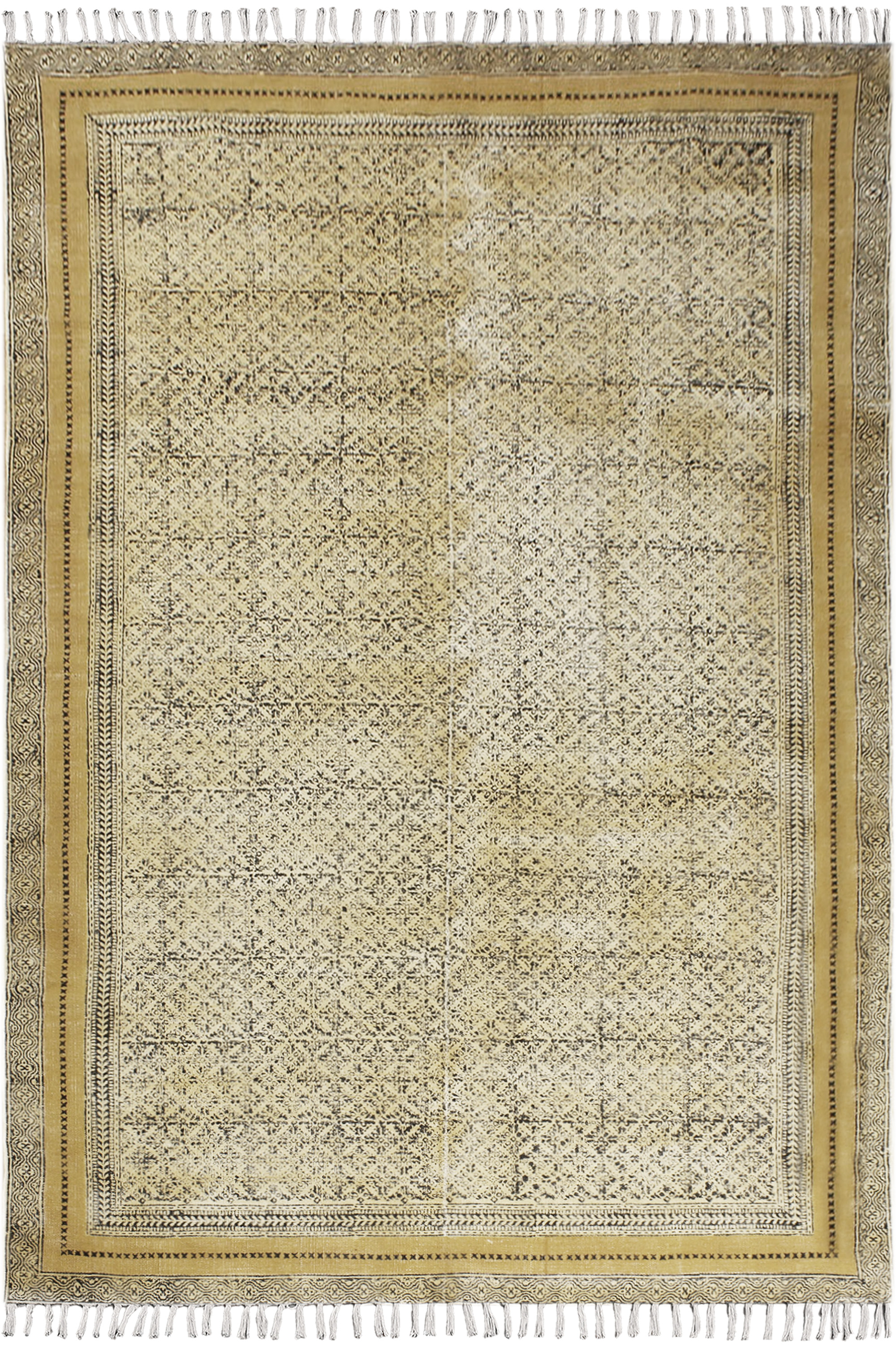 Casavani Indian Hand Woven Garden Area Rug,Beige 9x12 feet - Walmart.com
