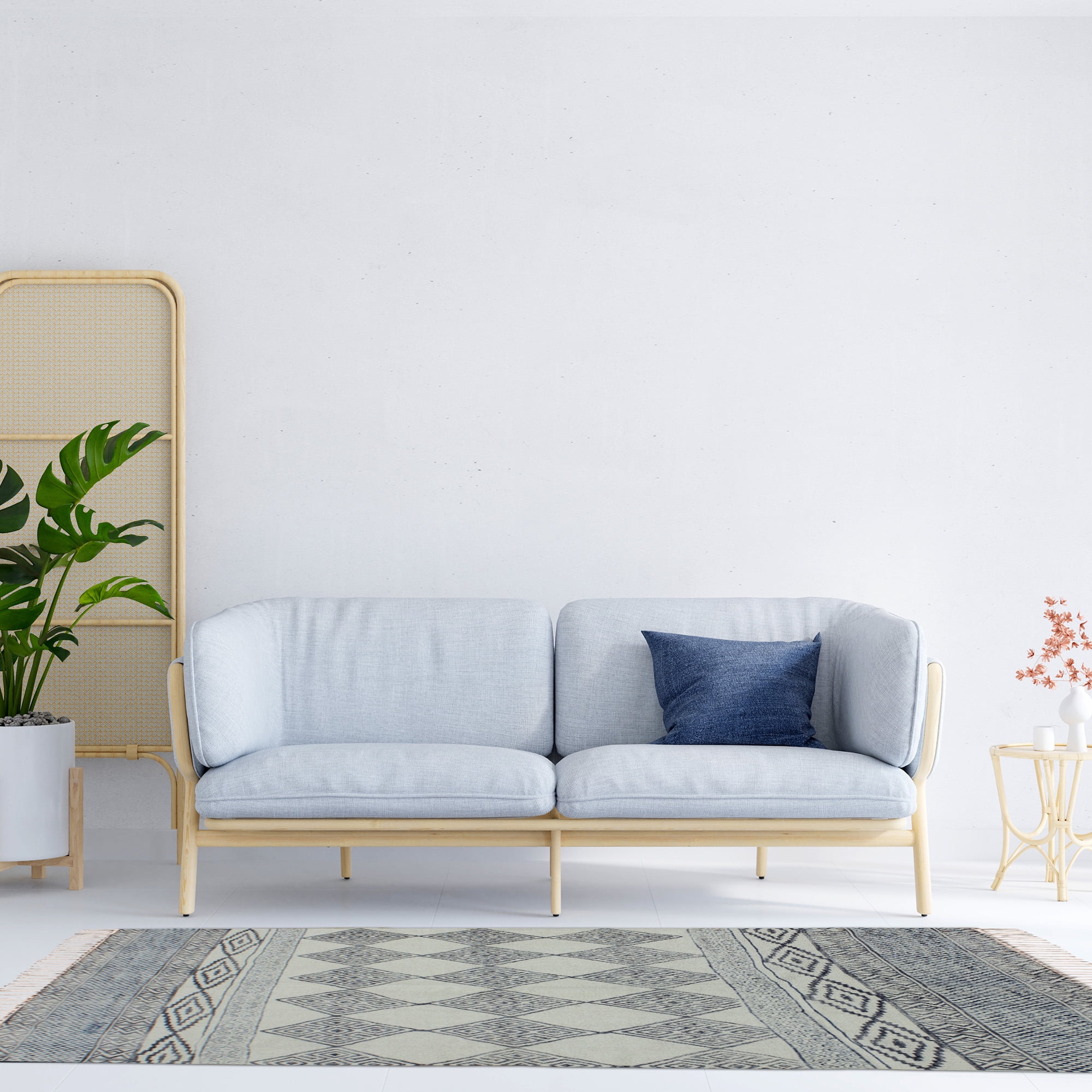 Casavani Living Room Carpet Dining Room Rug, Beige 9x9 feet - Walmart.com