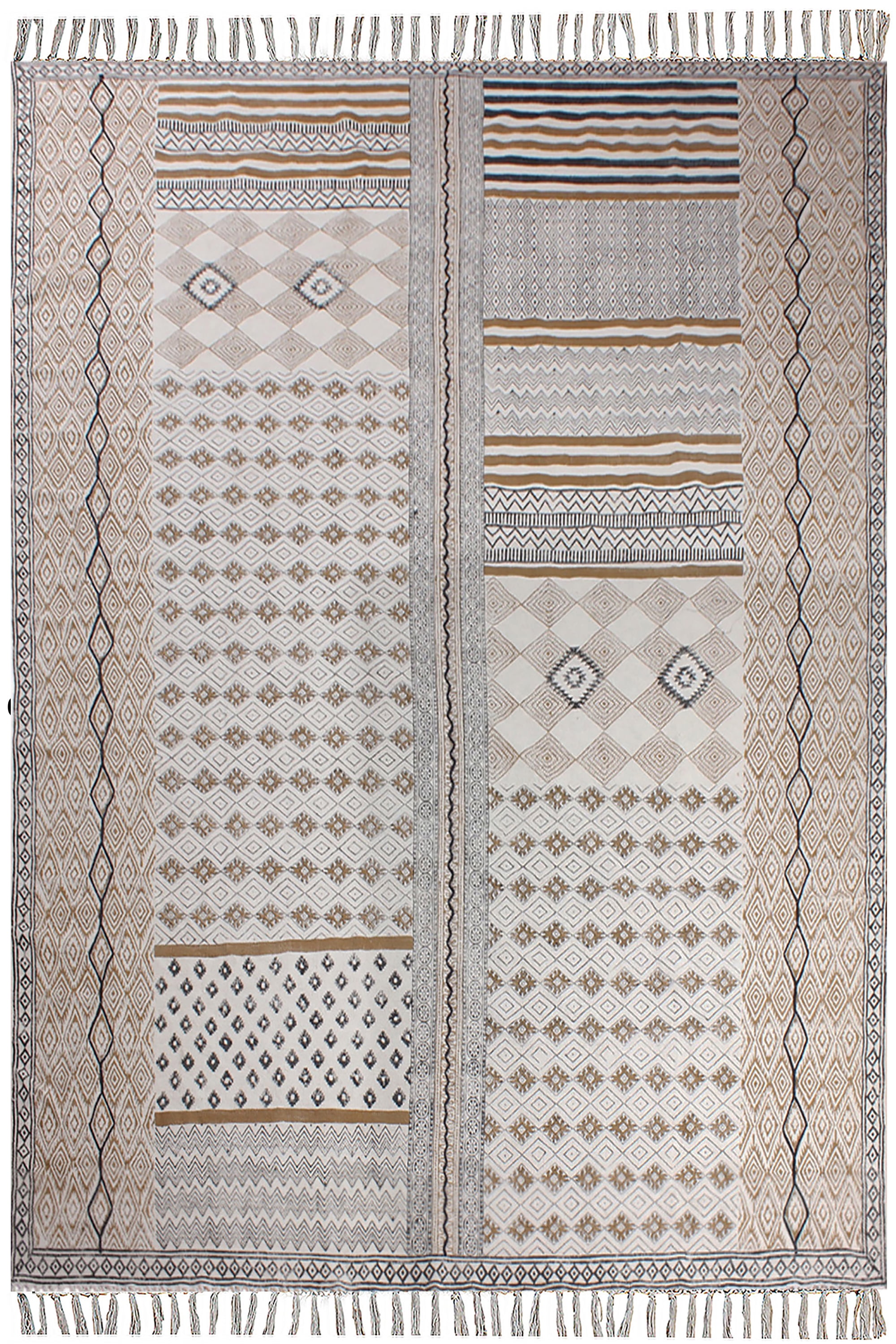 Casavani Multicolor Moroccan Rug Garden Yoga Kilim Dining Room Carpet ...