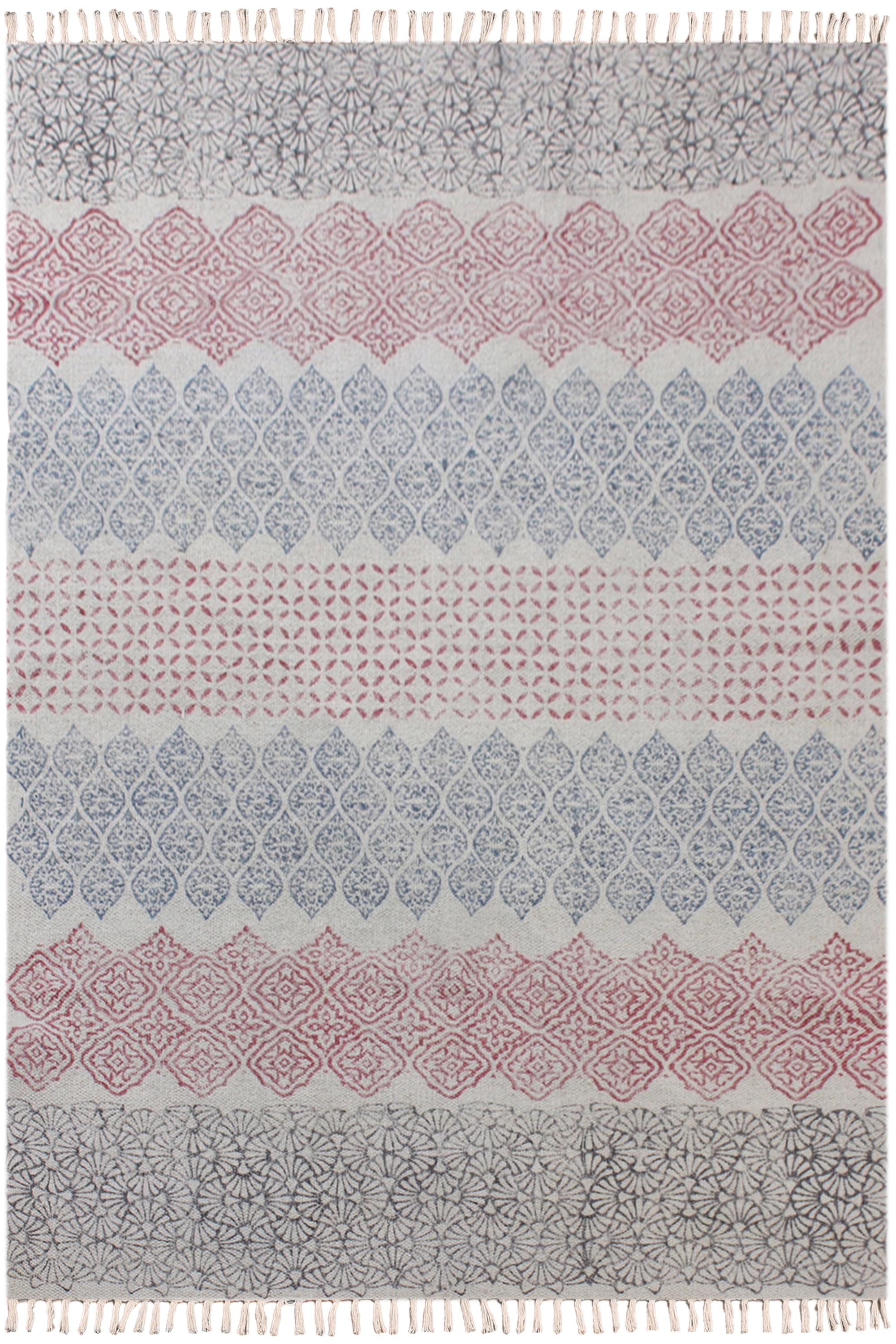 Casavani Natural Pure Cotton Kitchen Area Rug,Blue 9x9 ft - Walmart.com