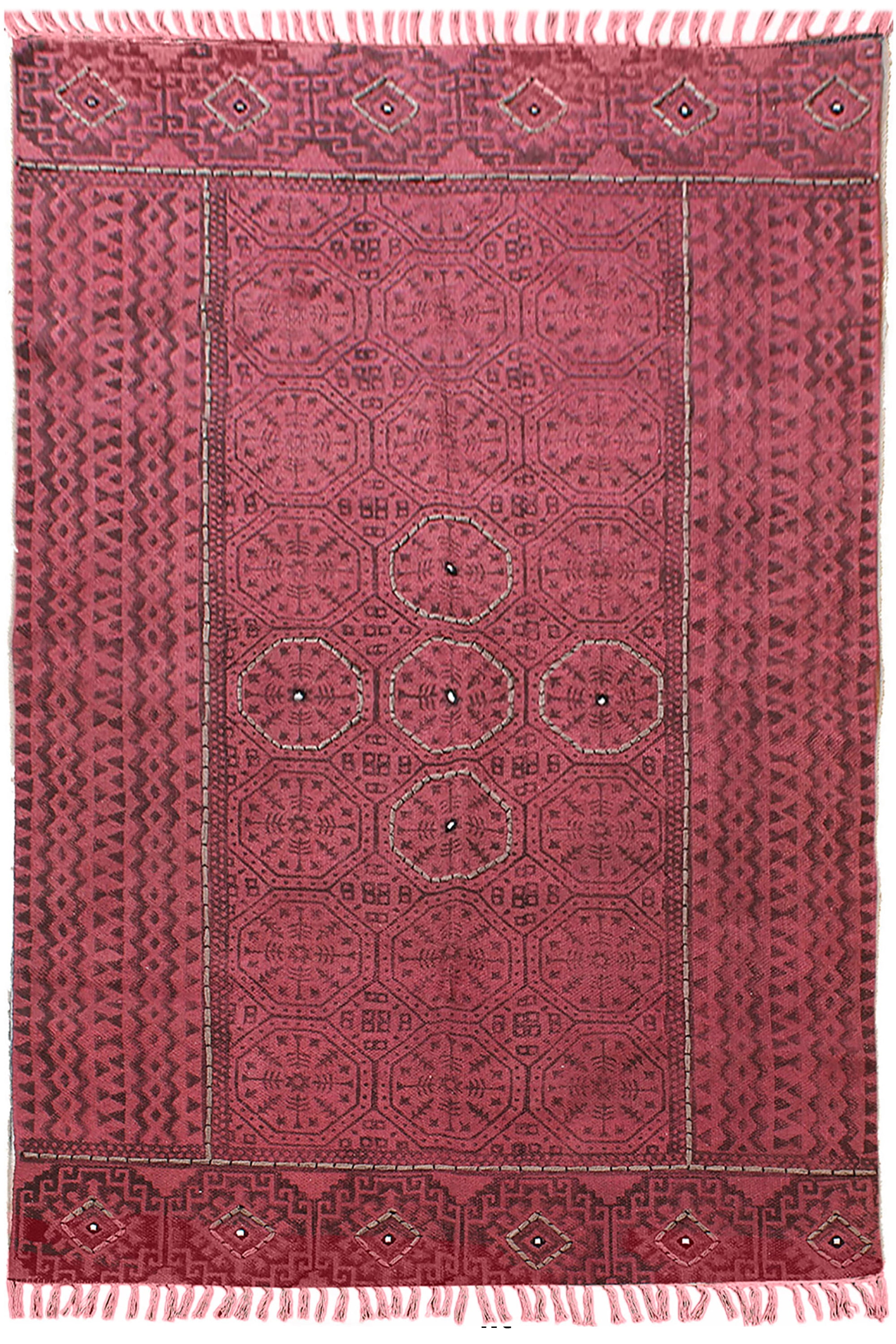 Casavani Red Color Carpet Flat Weave Bedroom Kilim Living Room Area Rug ...