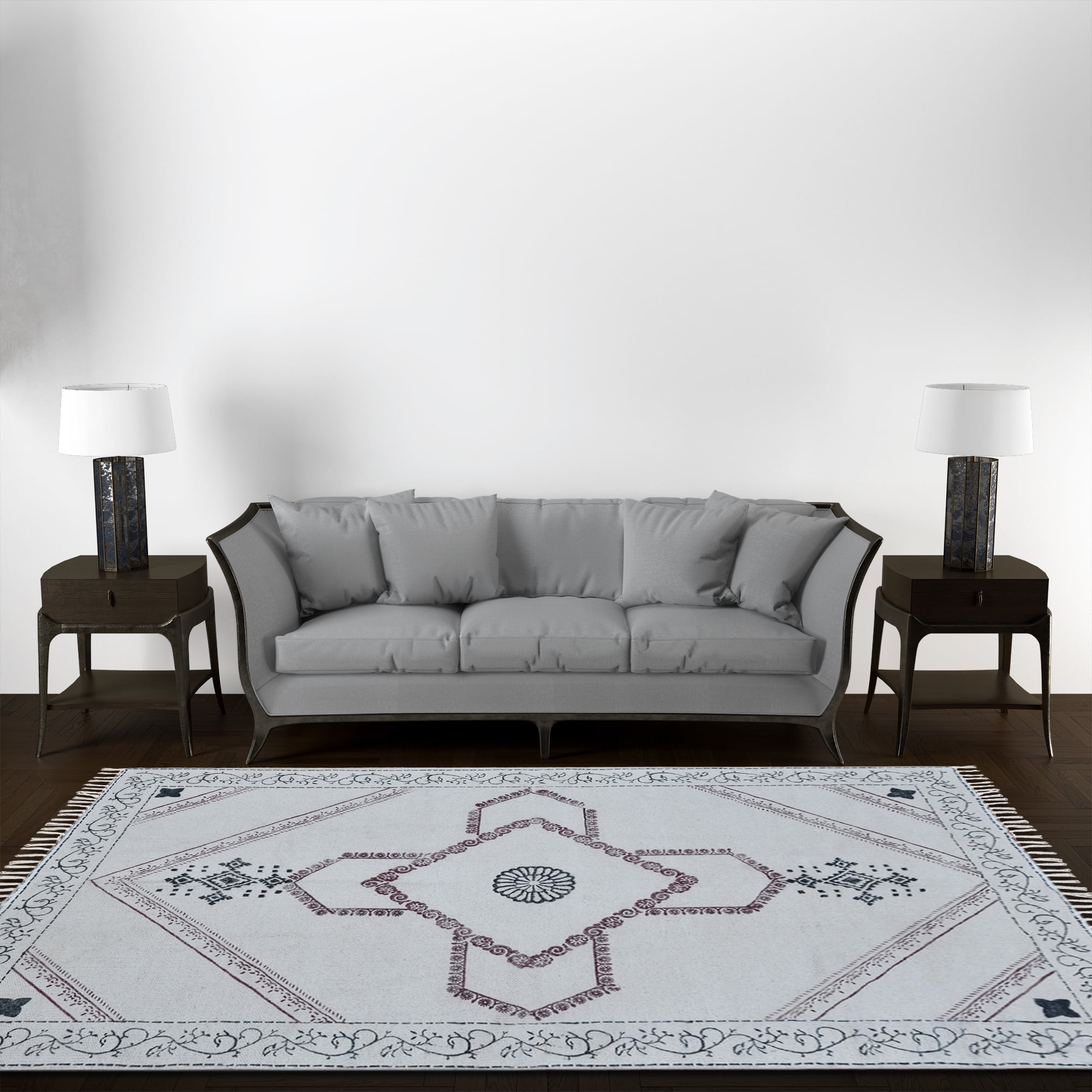 Casavani Vintage Dining Room Décor Floor Rug,Brown 2.6x4 feet - Walmart.com