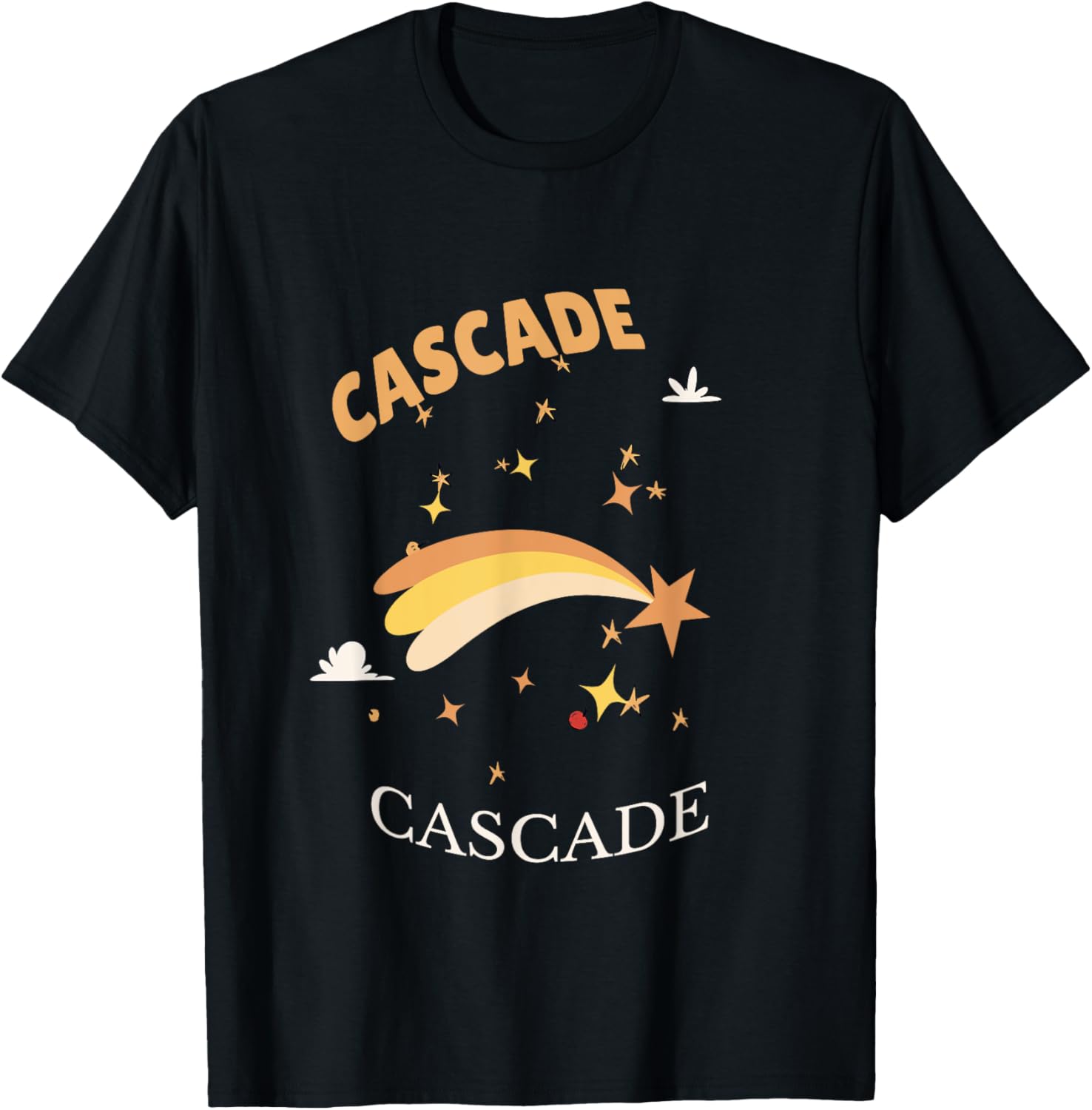 Cascade Cascade Retro Shooting Stars Designs Present T-Shirt men and ...