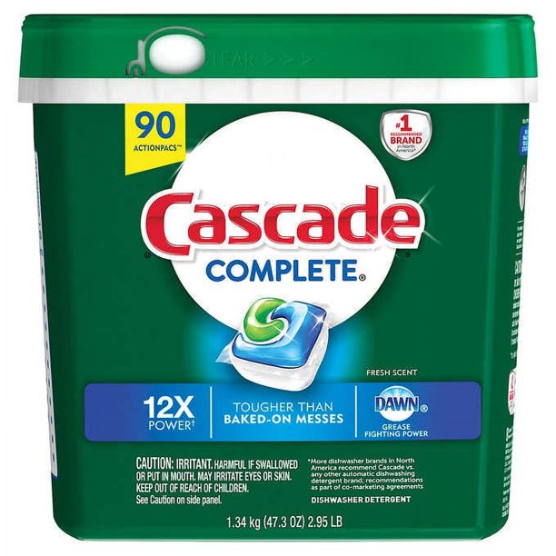 Cascade Complete Action Pacs, 90-count - Walmart Business Supplies