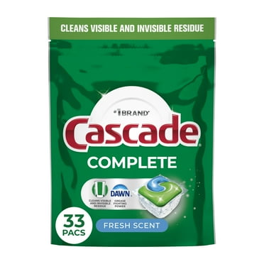 Cascade Complete Dishwashing Power, Fresh Scent Dishwasher Detergent ...