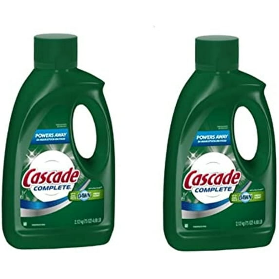 Cascade Complete Gel Dishwashing Liquid, Fresh Scent, 75 Oz. (2 Pack ...