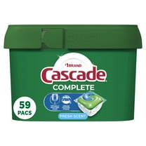 Cascade Complete Dishwashing Detergent Powder, No Pre-Wash Needed ...