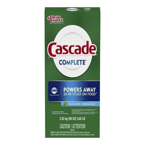 Cascade Complete Powder, Fresh Scent, Cascade Dishwashing Powder ...