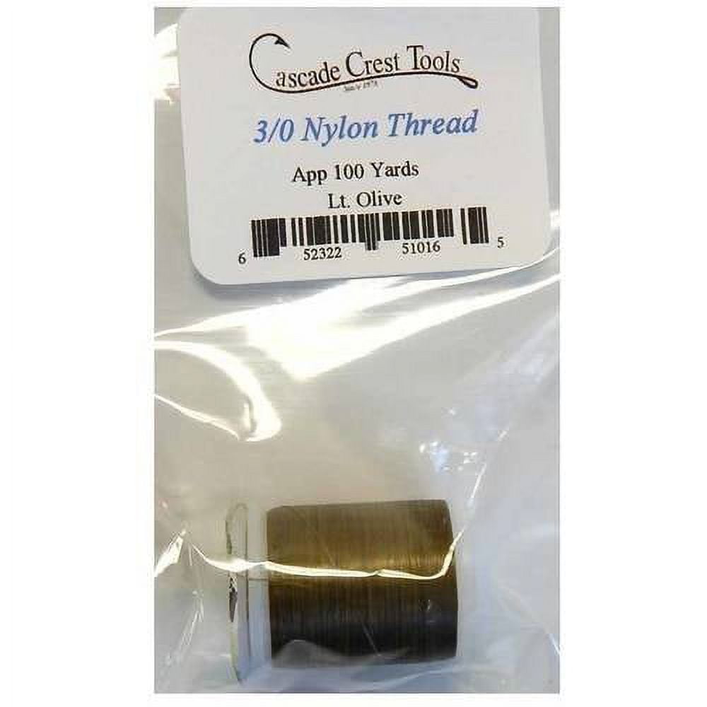 Cascade Crest 210 Flat Waxed Thread, 3/0 Black - Walmart.com