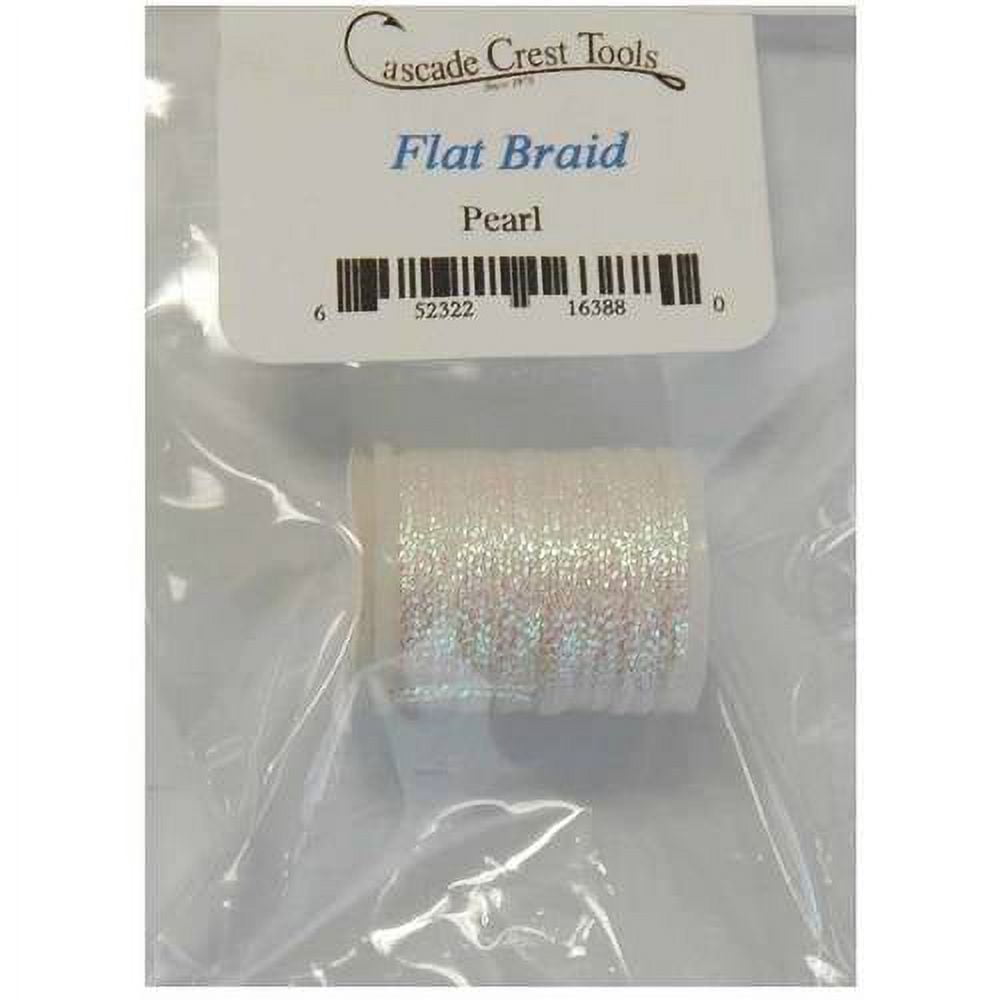 Cascade Crest Pearlescent Flat Braid, Pearl - Walmart.com