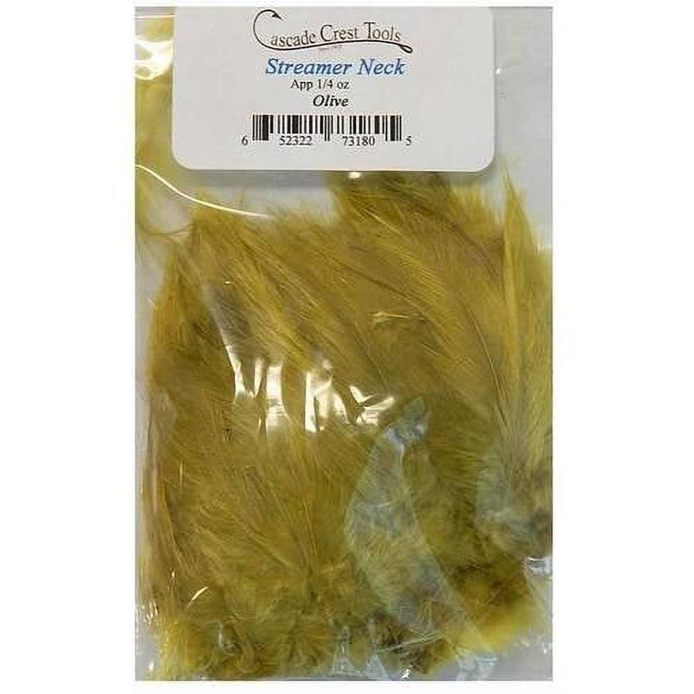 Cascade Crest Streamer Neck Hackle, White - Walmart.com