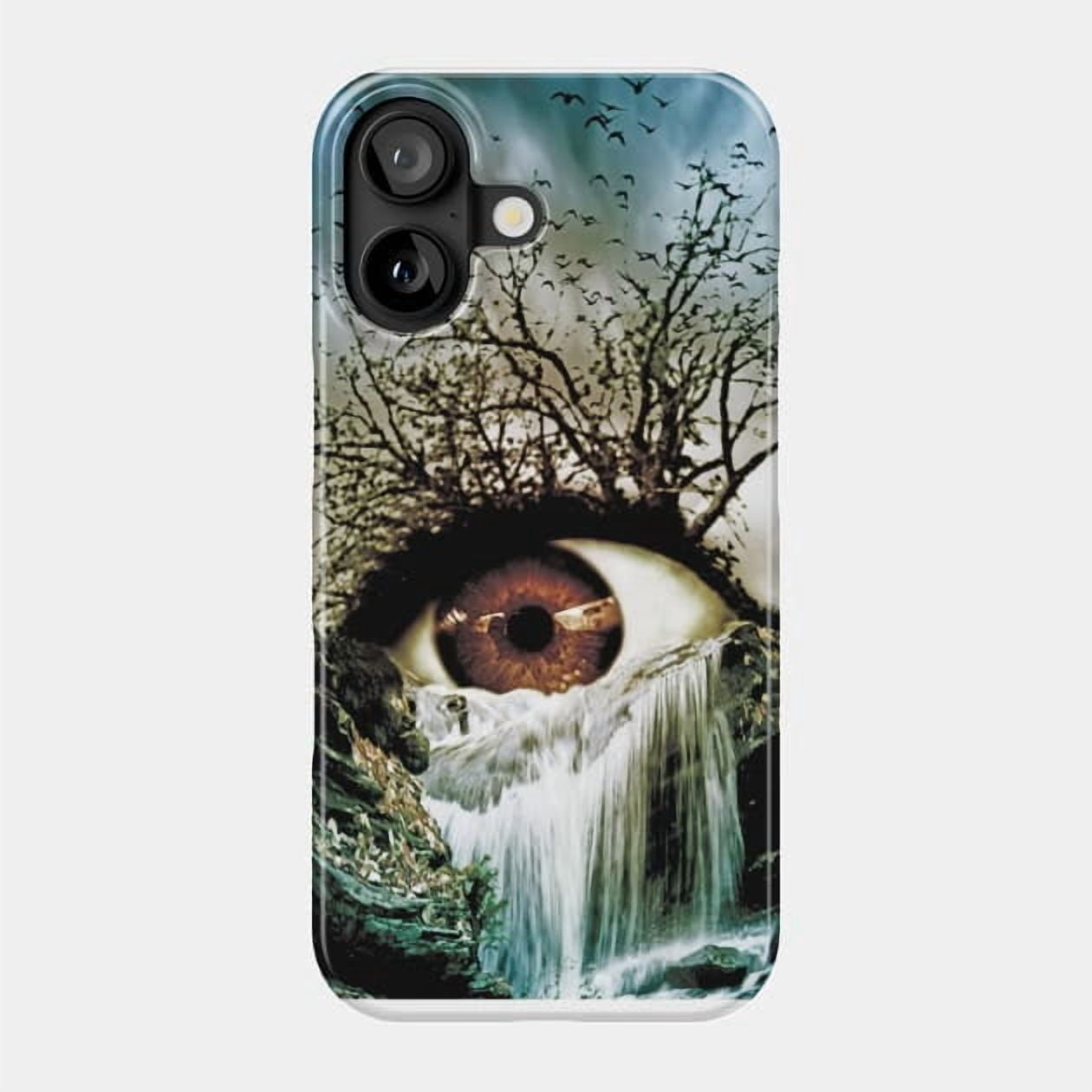 Cascade Crying Eye Abstract Surrealist Art Graphic Case for iPhone 11 ...