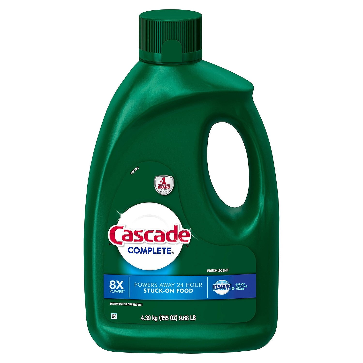 Cascade Complete Power Gel Dishwasher Detergent, Fresh Scent, 155 Fluid ...