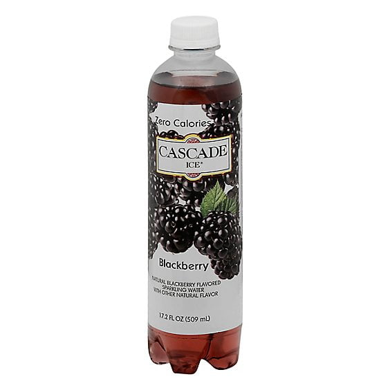 Cascade Ice Zero Calorie Blackberry Sparkling water 17.2fl oz bottle ...
