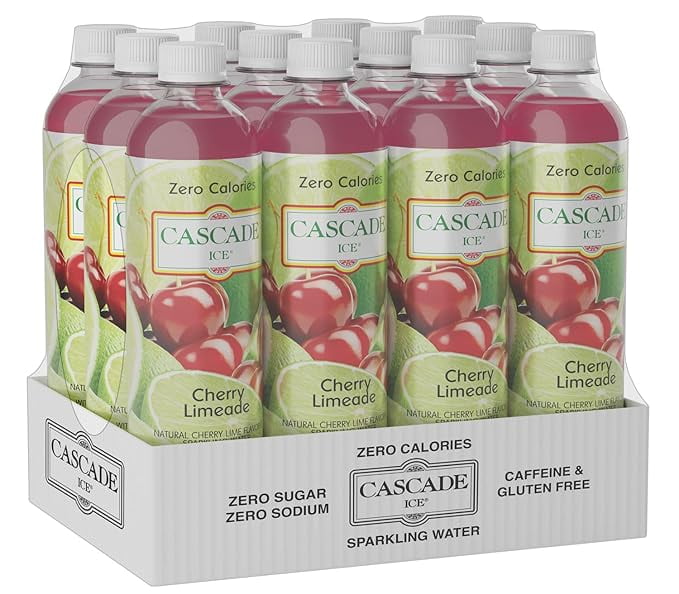 Cascade Ice Zero Calories Cherry Limeade Sparkling Water, 17.2 Fl. Oz. (Pack of 12) - Walmart.com