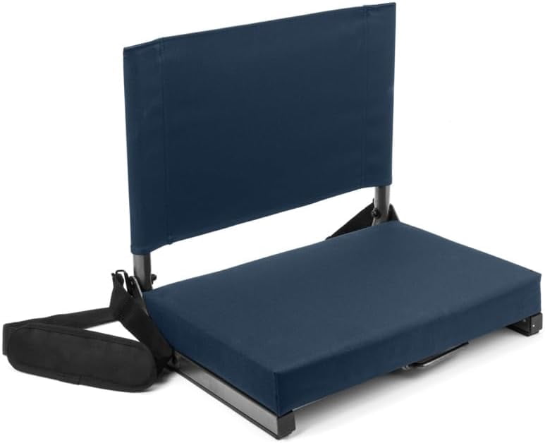 Cascade Mountain Tech Deluxe Stadium Seat, One Size, Black Ultra Padded ...