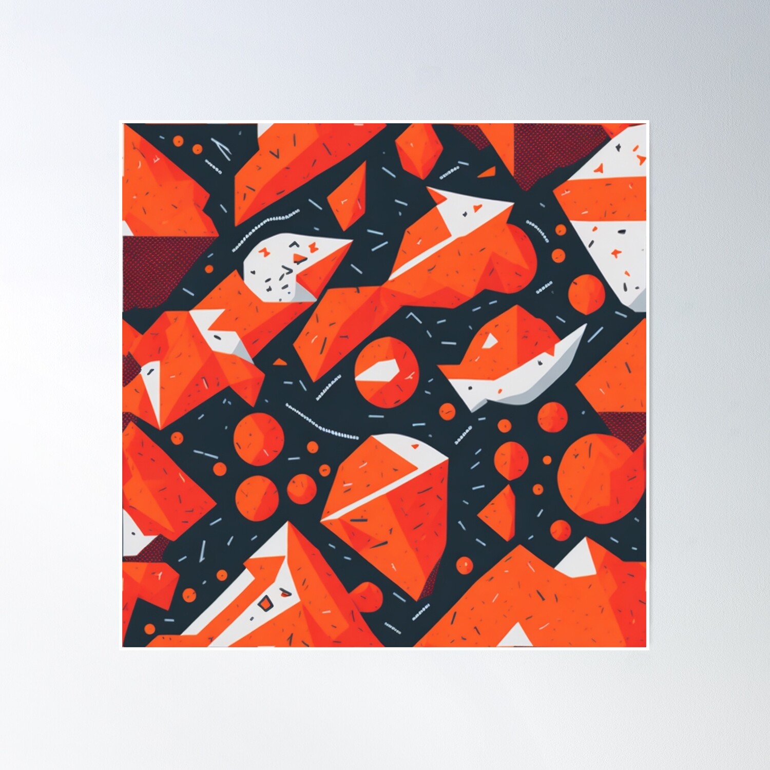 Cascade Of Peaks Illustrated Designs Of Repeating Mountain Motifs ...