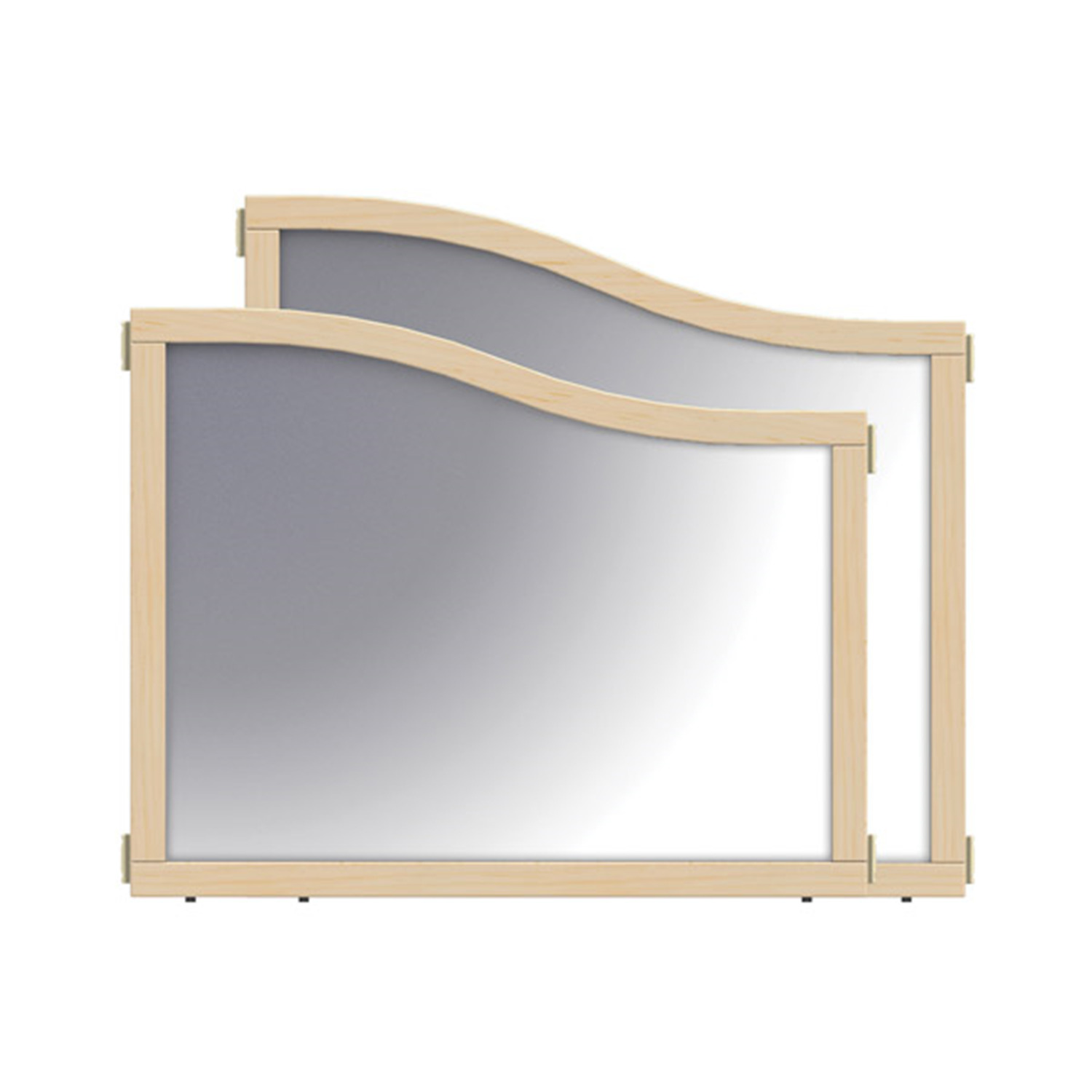 KYDZsuite Cascade Panels-Height:E to T,Material:Mirror,Width:36" wide ...