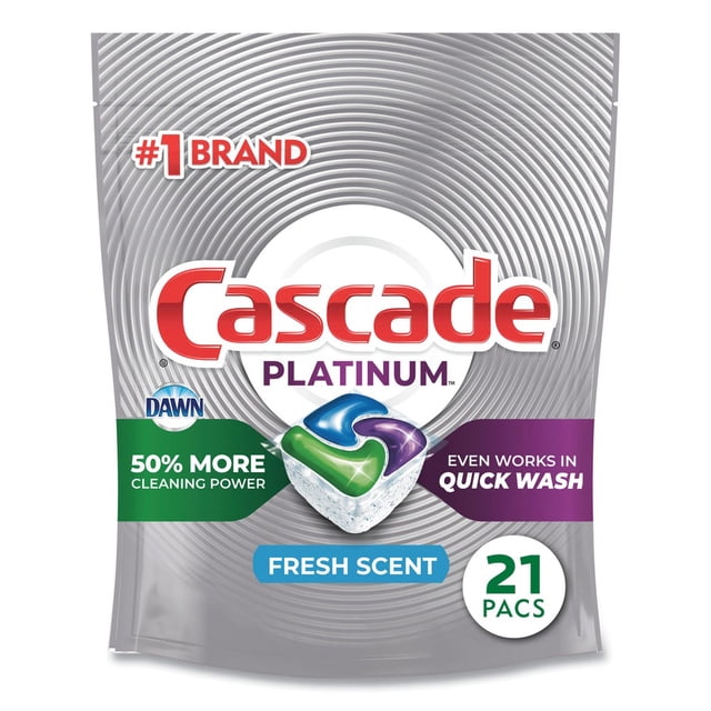 Cascade 80720 11.7 oz. Bag ActionPacs - Fresh Scent (5/Carton ...