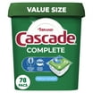 Cascade Complete ActionPacs Dishwasher Detergent, Fresh Scent, 38 Count ...
