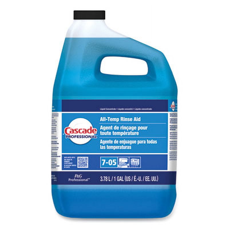 Cascade Professional™ All-Temp Rinse Aid, Fresh, 1 gal, 2/Carton 71187 ...