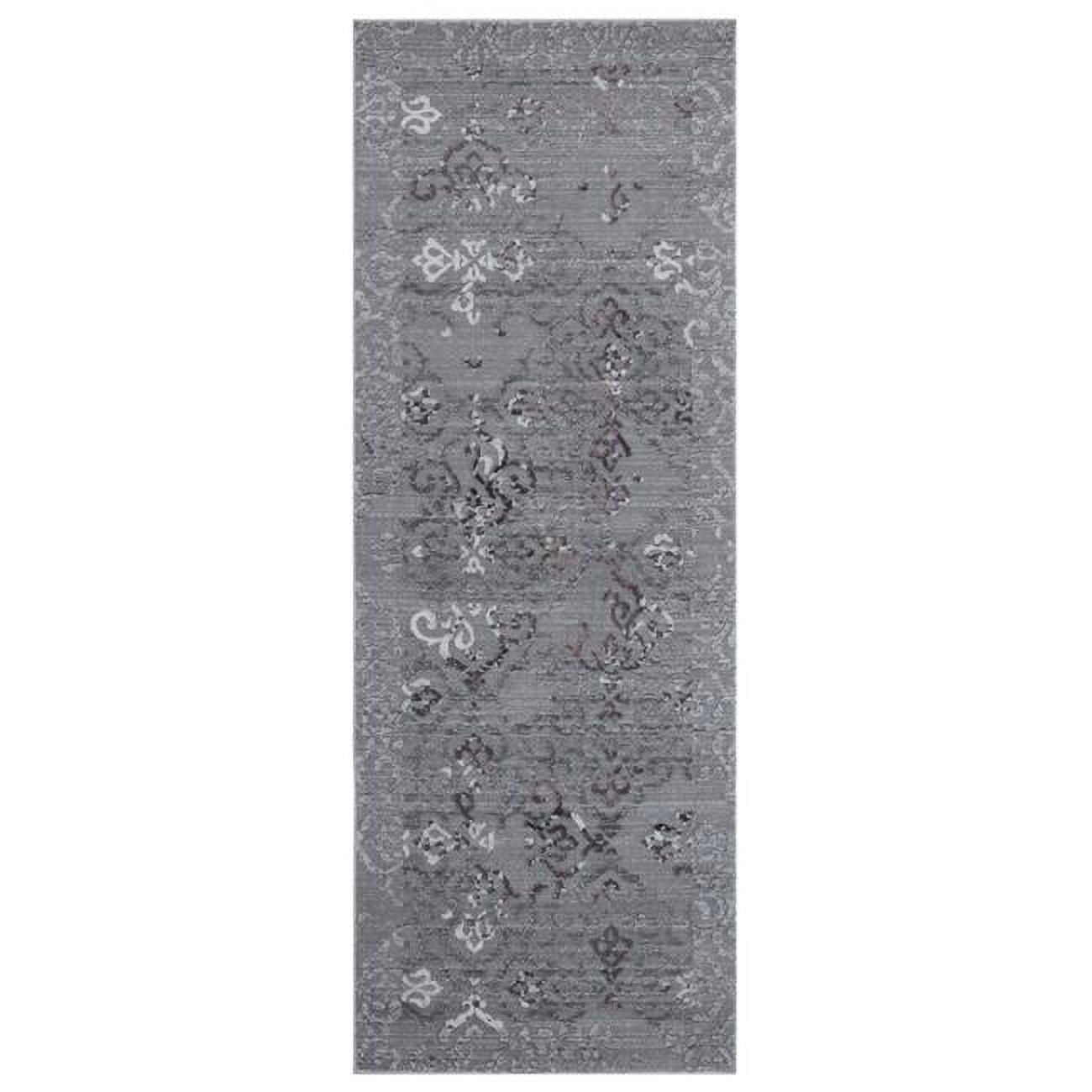 Cascades Marblemount Plum Runner Rug, 2 ft. 7 in. x 7 ft. 2 in ...