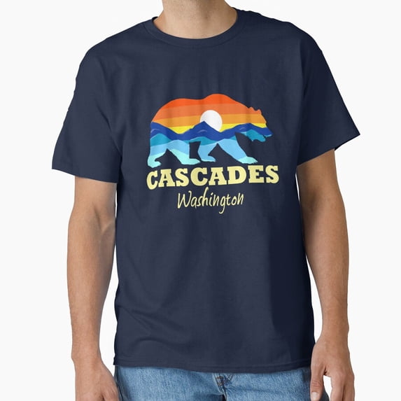 Cascades National Park Bear Cascades Cascades Gear Shirt, Casual ...