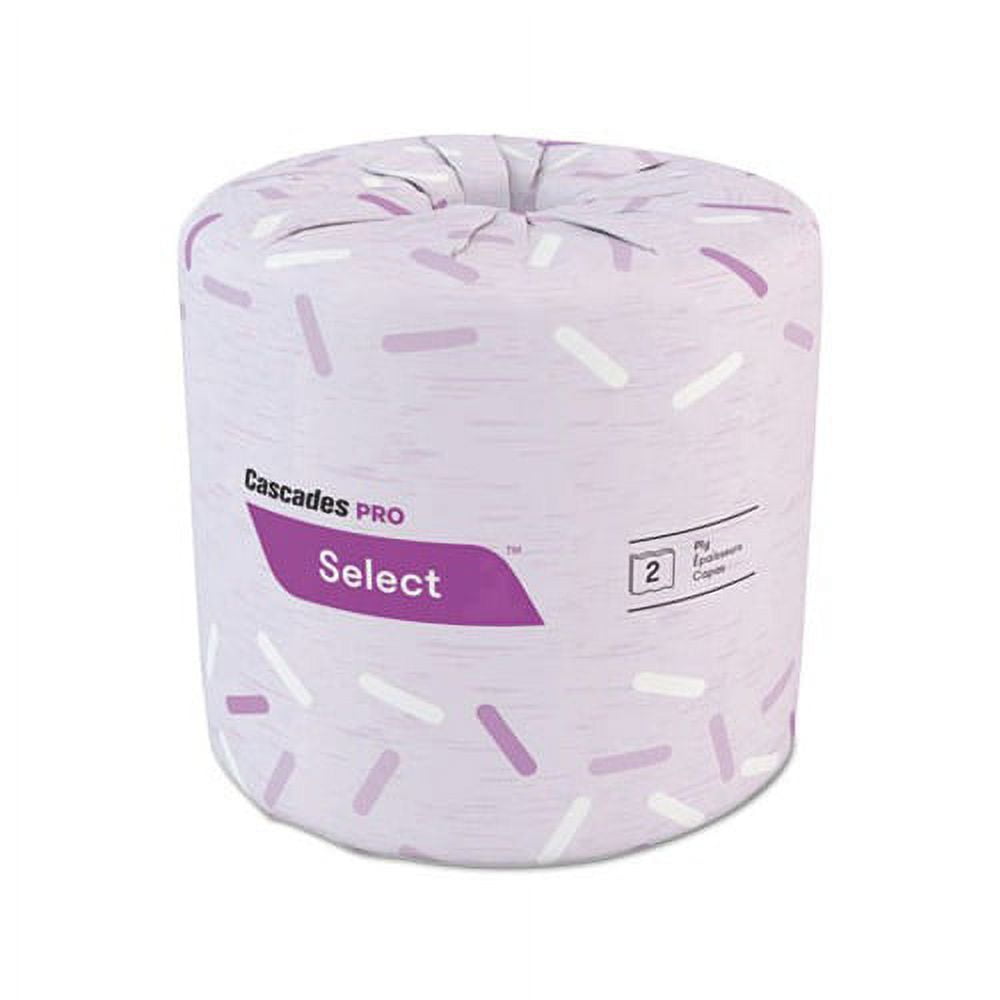 Cascades PRO, Select Standard Bath Tissue 2-Ply, White, 4.25 x 3.5, 500 ...