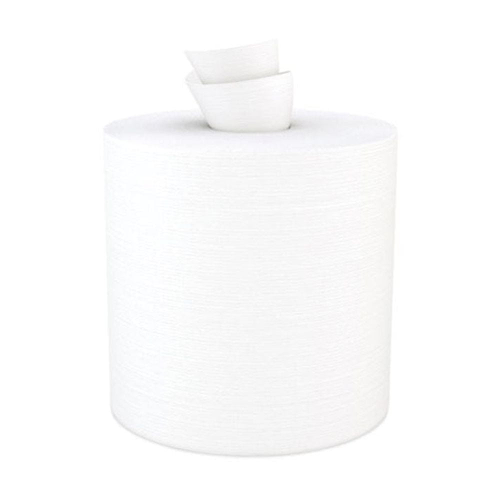 Cascades Tuff-Job Spunlace Towels, Centerpull Roll, 8 x 13, White, 369 ...