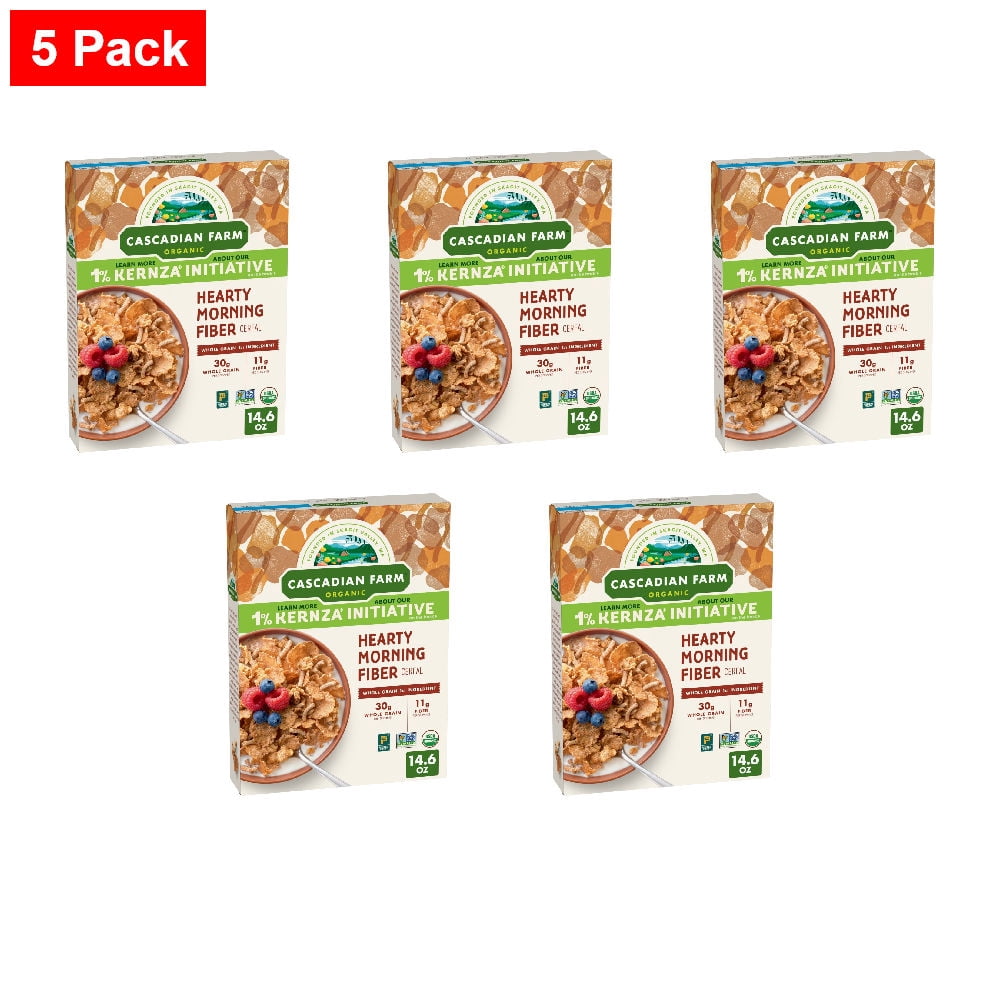 Cascadian Farm Hearty Morning Fiber Cereal - Walmart.com