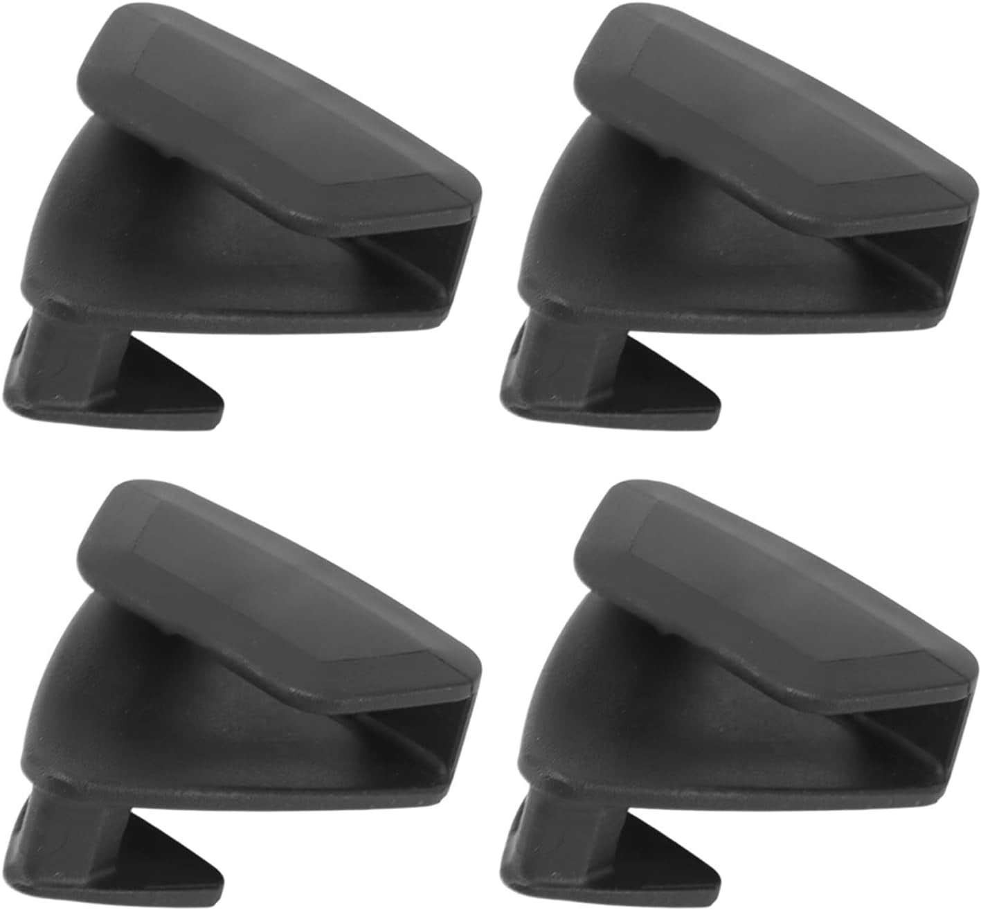 Hanger Hooks 18Pcs Black Space Saving Glossy Finish Cascading Hanger ...