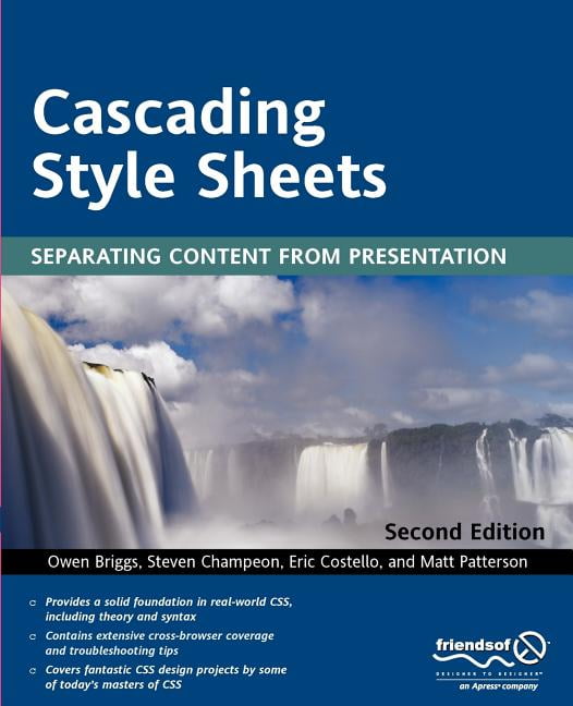Cascading Style Sheets: Separating Content from Presentation (Paperback ...
