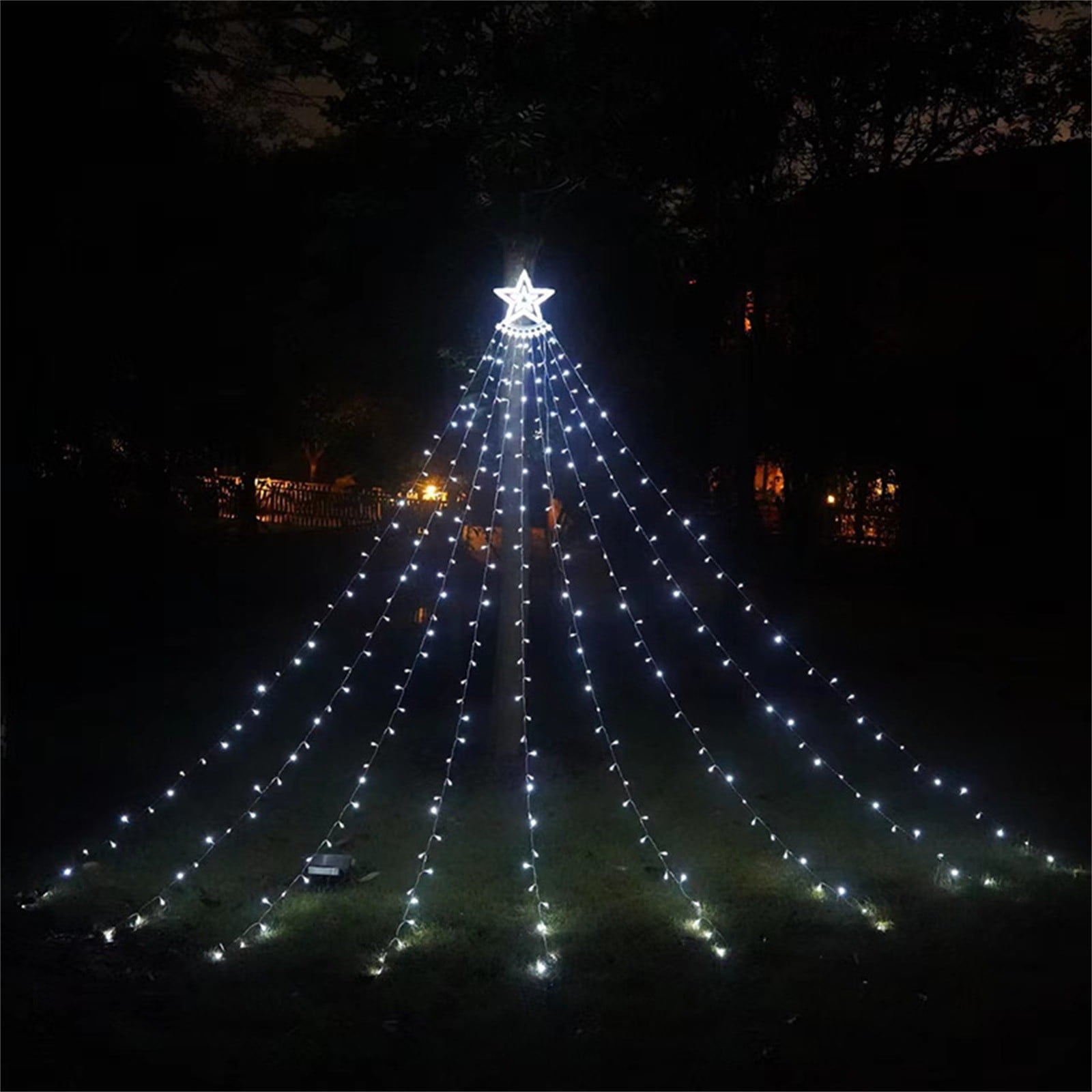 Cascading Twinkle Lights For Christmas Tree,Solar Energy Led Twinkle ...