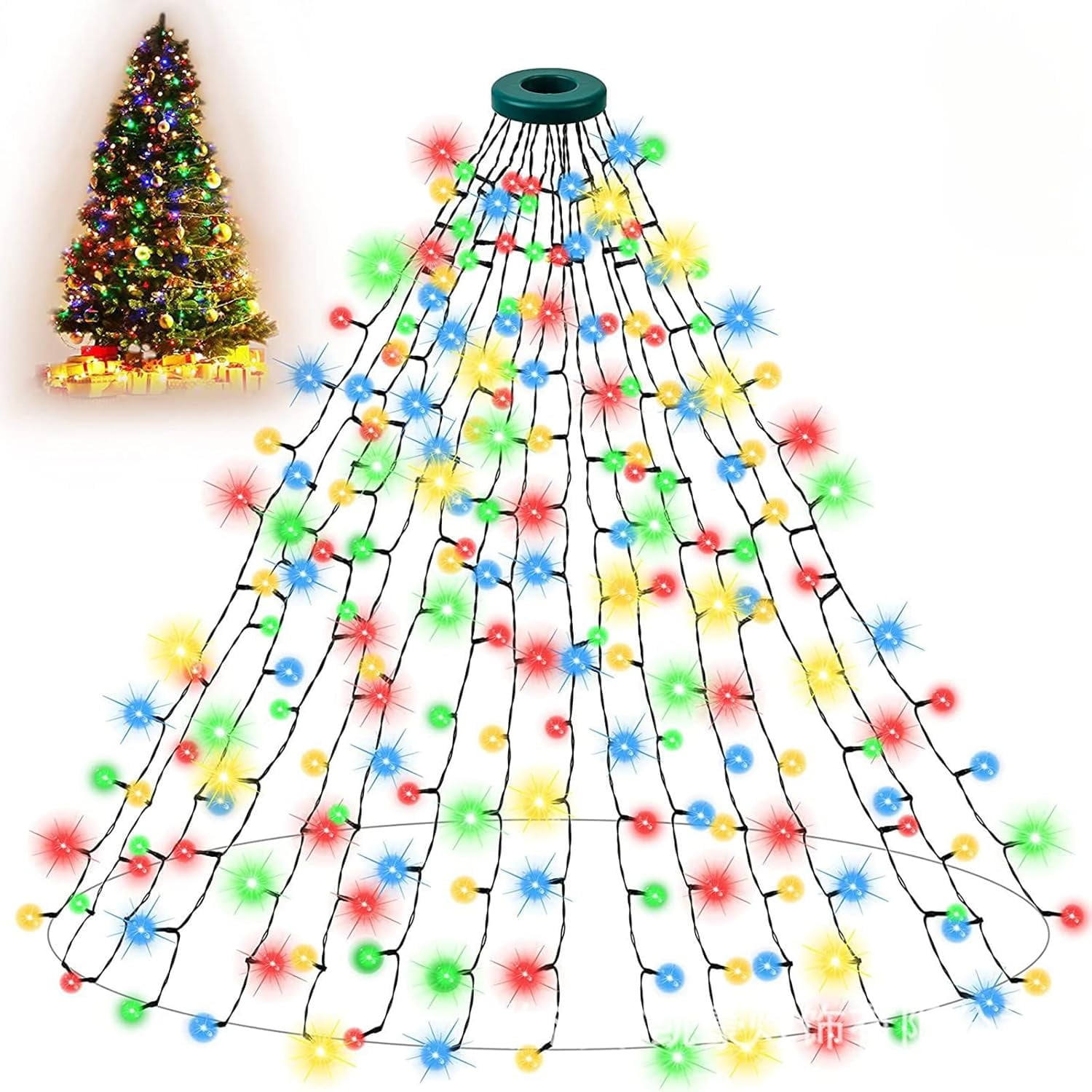 Cascading Twinkle Lights for Christmas Tree, Twinkle Christmas Tree ...