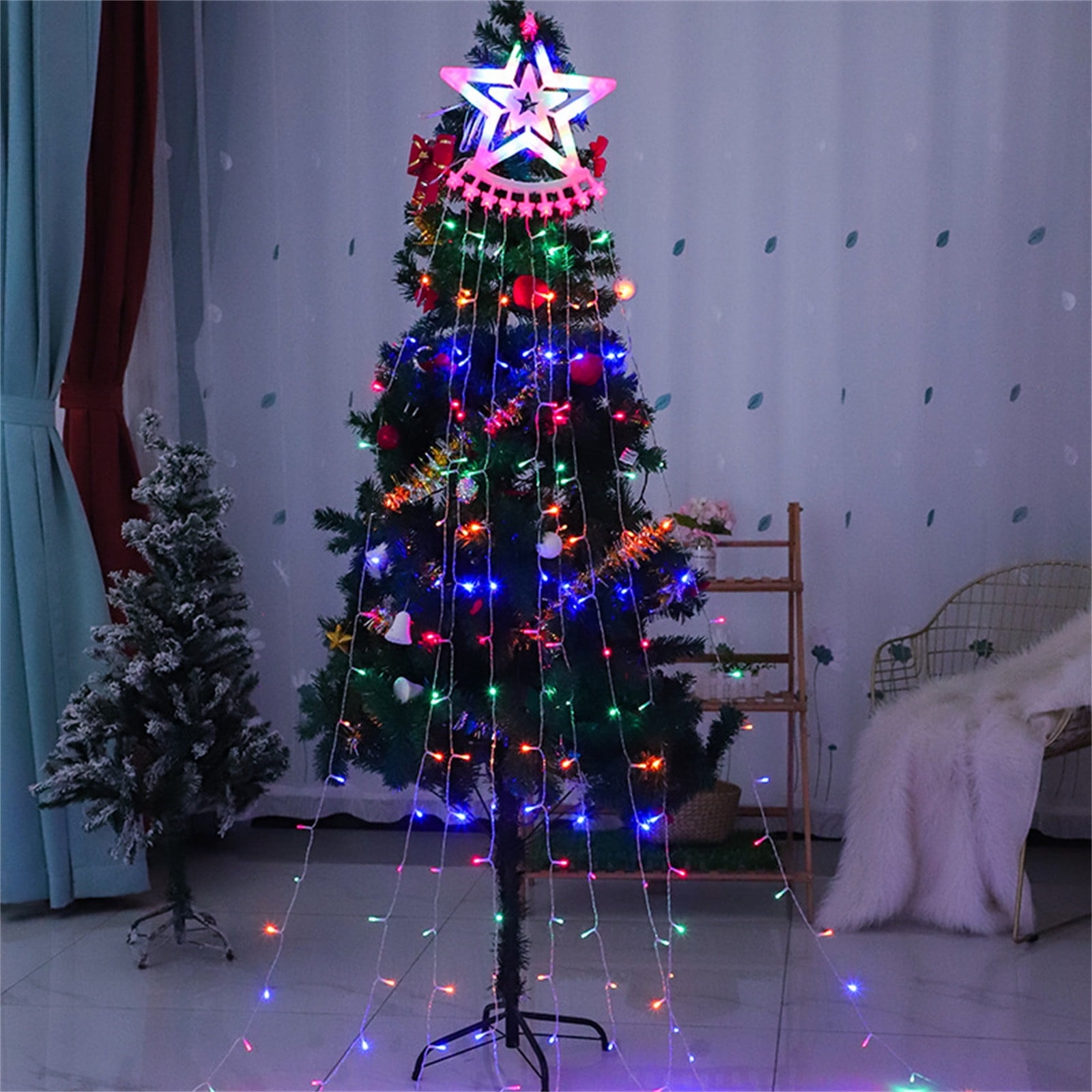 Cascading Twinkle Lights For Christmas Tree,Solar Energy Led Twinkle ...