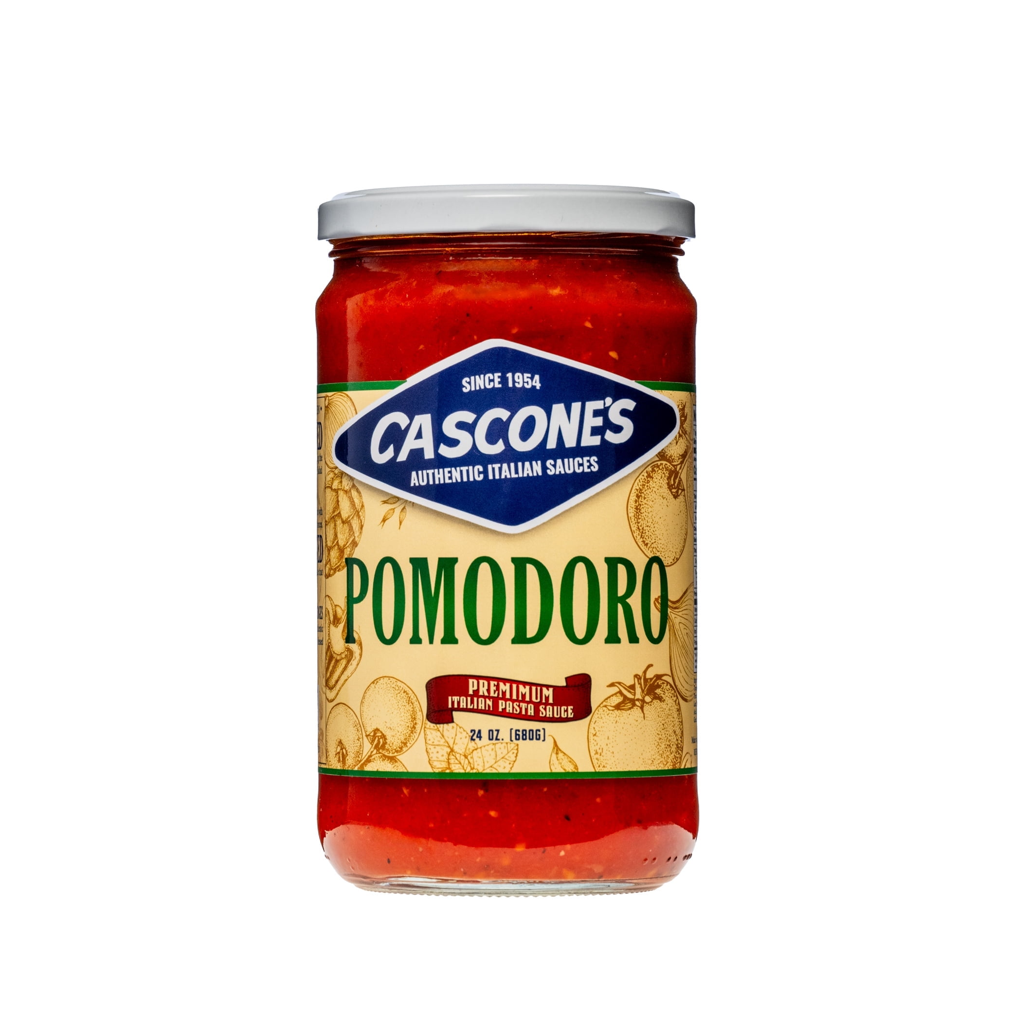 Cascone's Pomodoro Pasta Sauce - Premium Italian Style, 24oz - Walmart.com