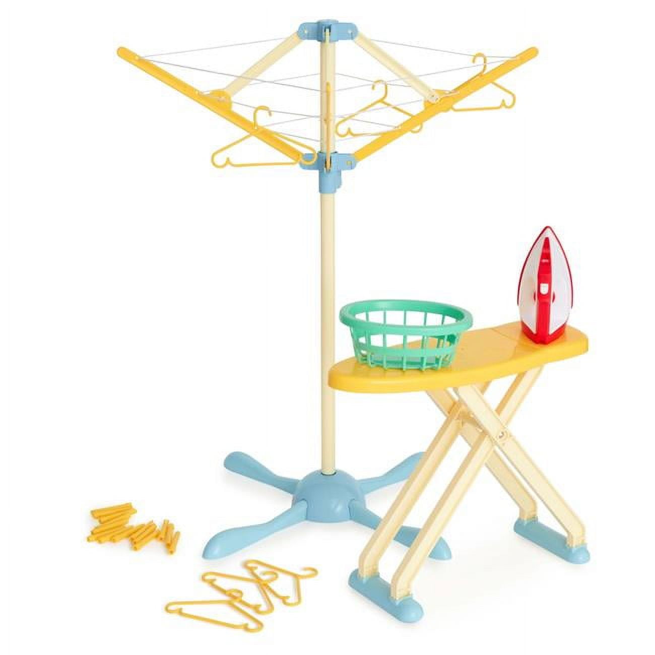 Casdon Wash Day Set, Toy Ironing Board, Pretend Steam Iron, Laundry ...