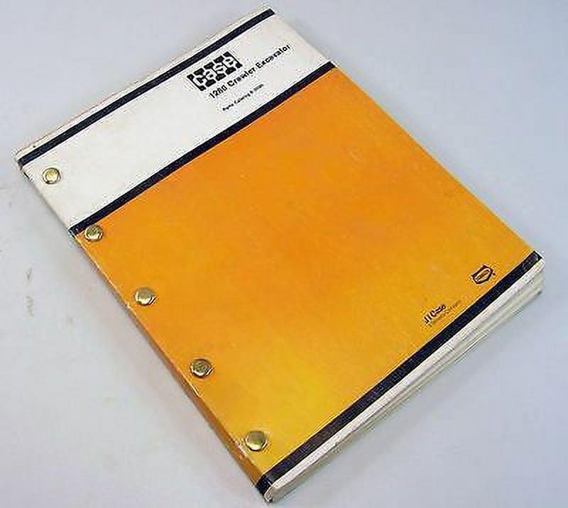 Case 1280 Crawler Track Excavator Parts Manual Catalog Exploded Views ...