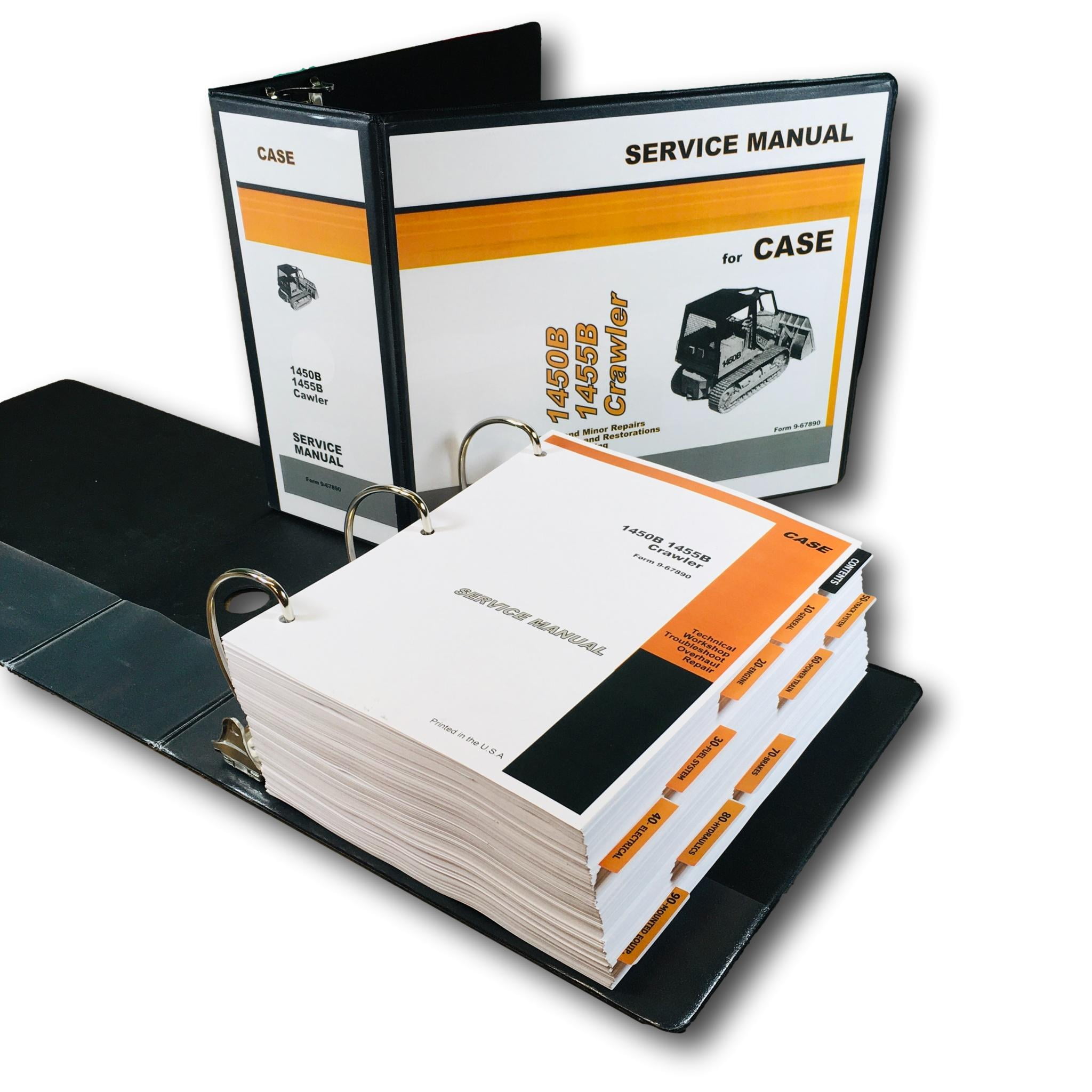 Case 1450B 1455B Crawler Loader Dozer Service Technical Manual Repair ...