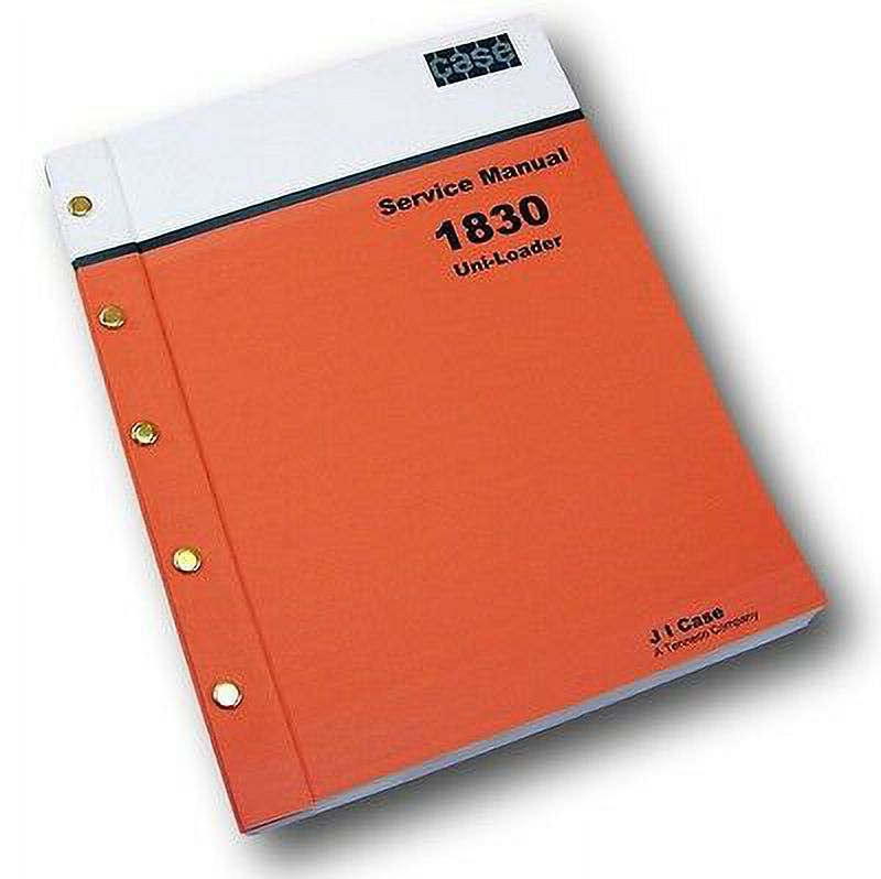 Case 1830 Skid Steer Uni-Loader Shop Manual Service Technical Repair ...