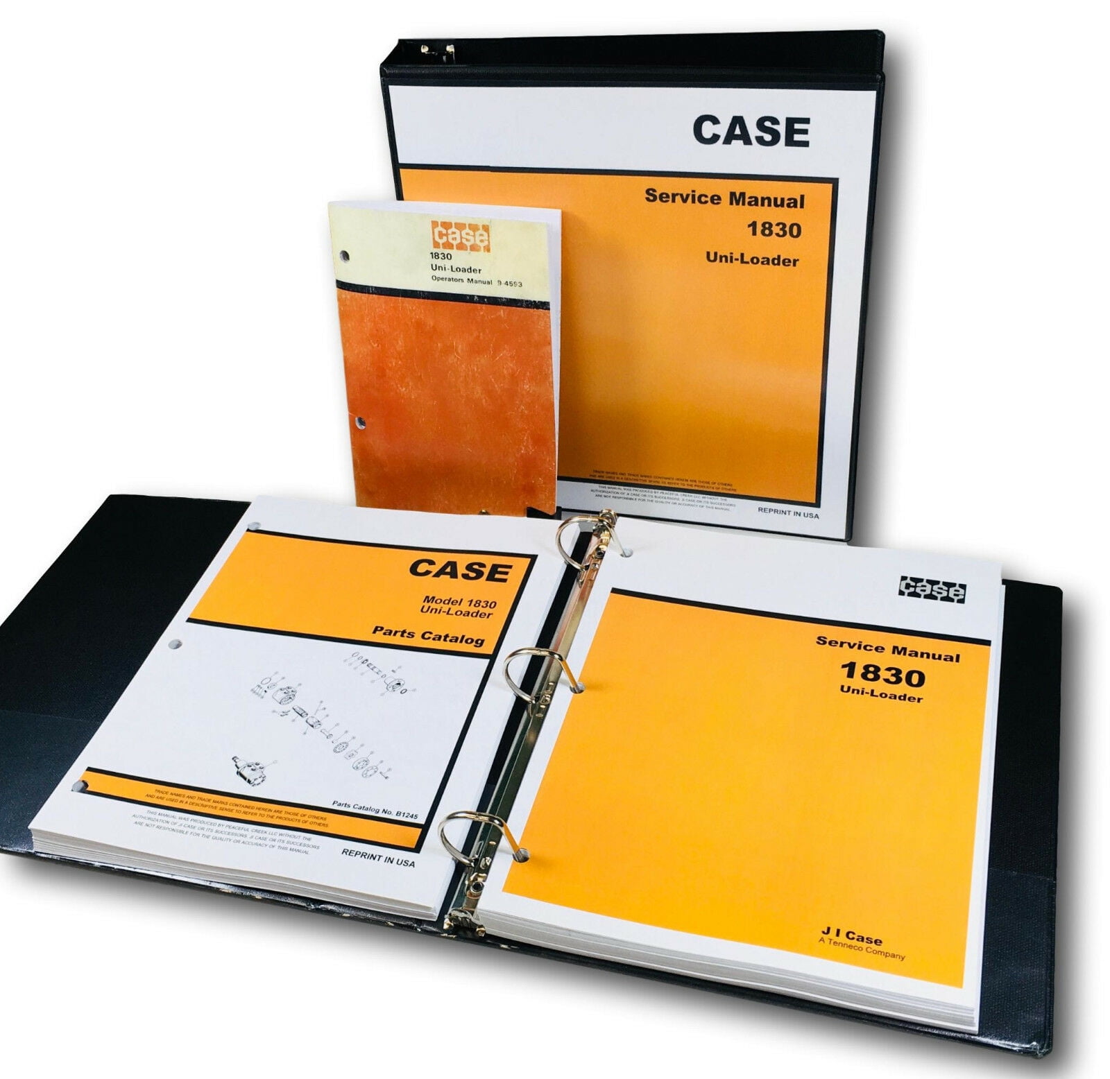 Case 1830 Uni Loader Skid Steer Service Parts Operators Manual Master ...