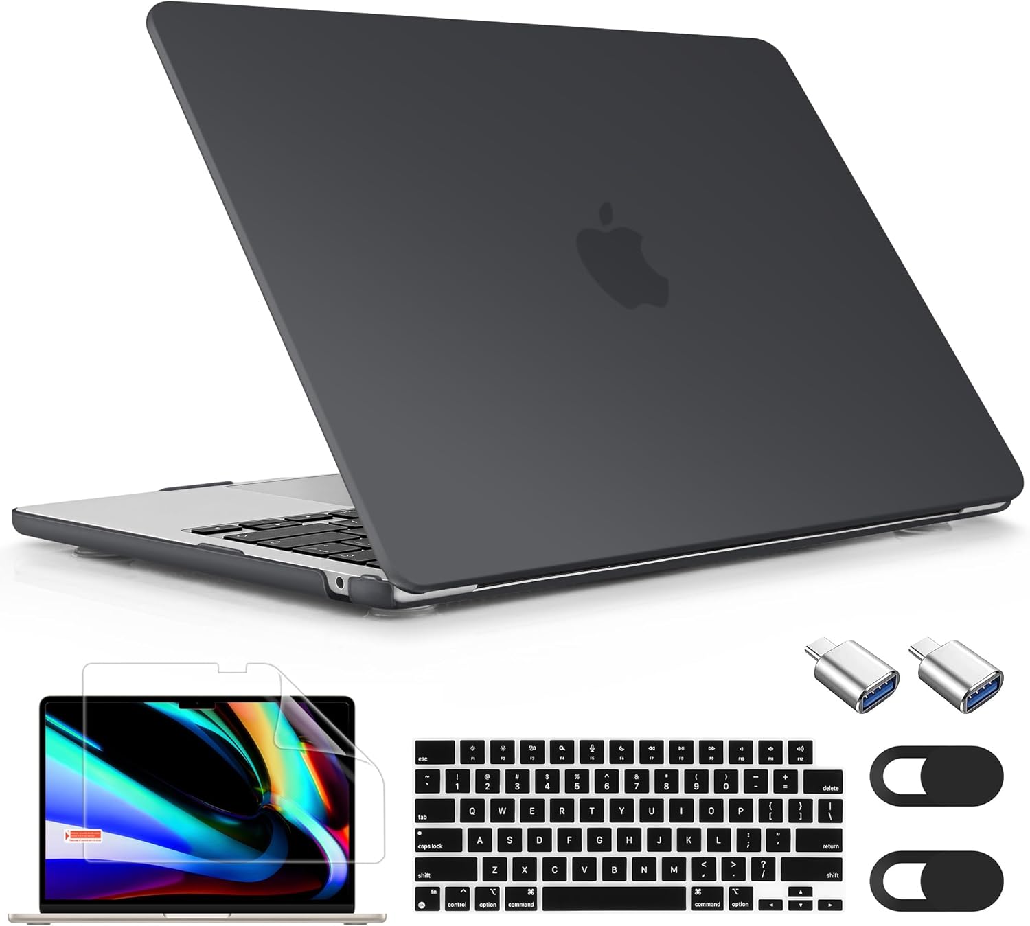 Case for 2024 M3 MacBook Air 13.6 Inch A3113, Plastic Hard Shell Cases ...
